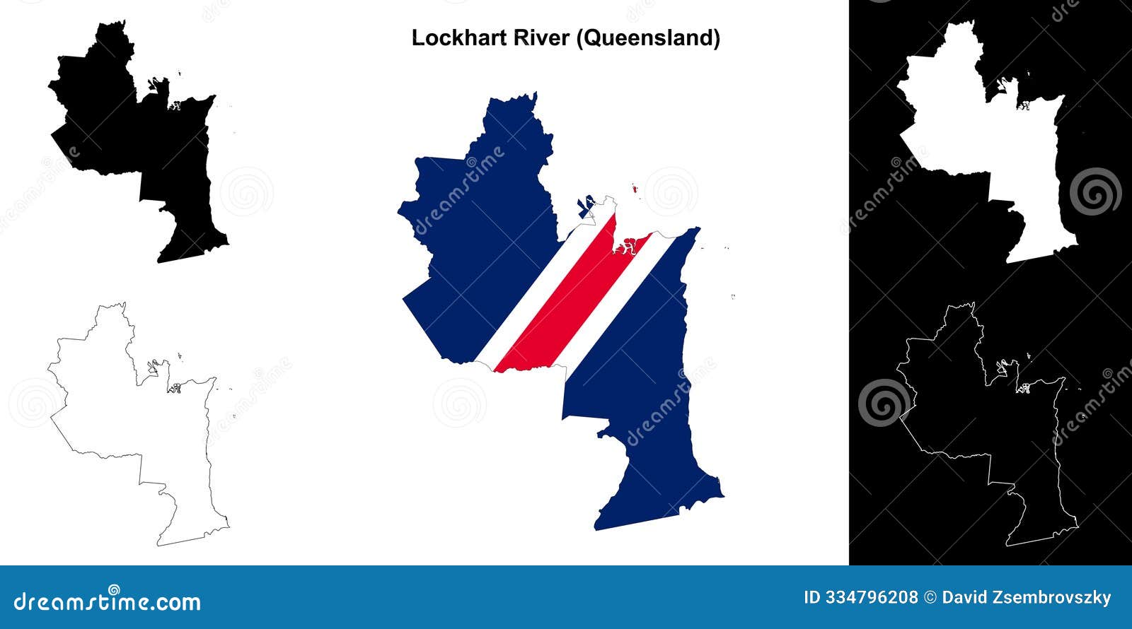 Lockhart River outline map stock illustration. Illustration of ... Lockhart River outline map stock illustration. Illustration of ...