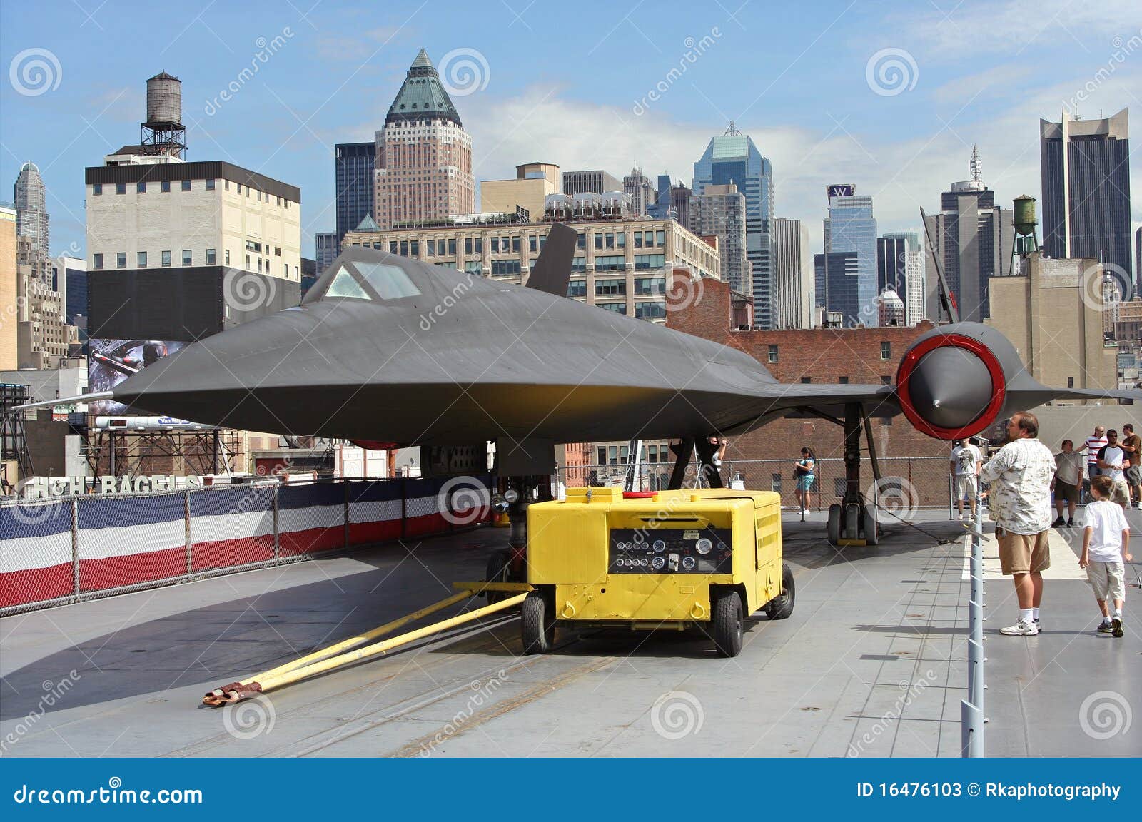 Lockheed a-12 Jet on USS Intrepid Editorial Stock Photo - Image of ...