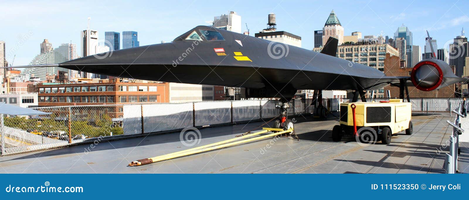 Lockheed a-12 Blackbird on the Intrepid Museum Flight Deck. Editorial ...