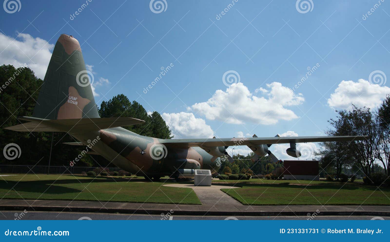 Lockheed C-130A Hercules Static Display LRAFB Editorial Photo - Image ...