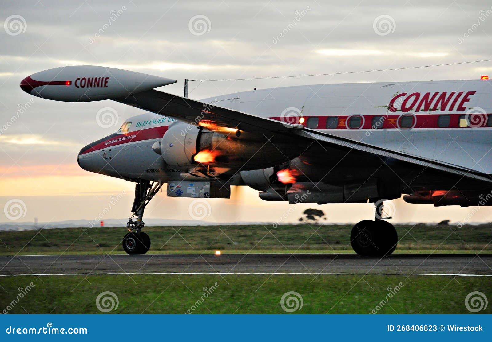 Lockheed Constellation Against the Sky at the Avalon Airshow in Geelong ...