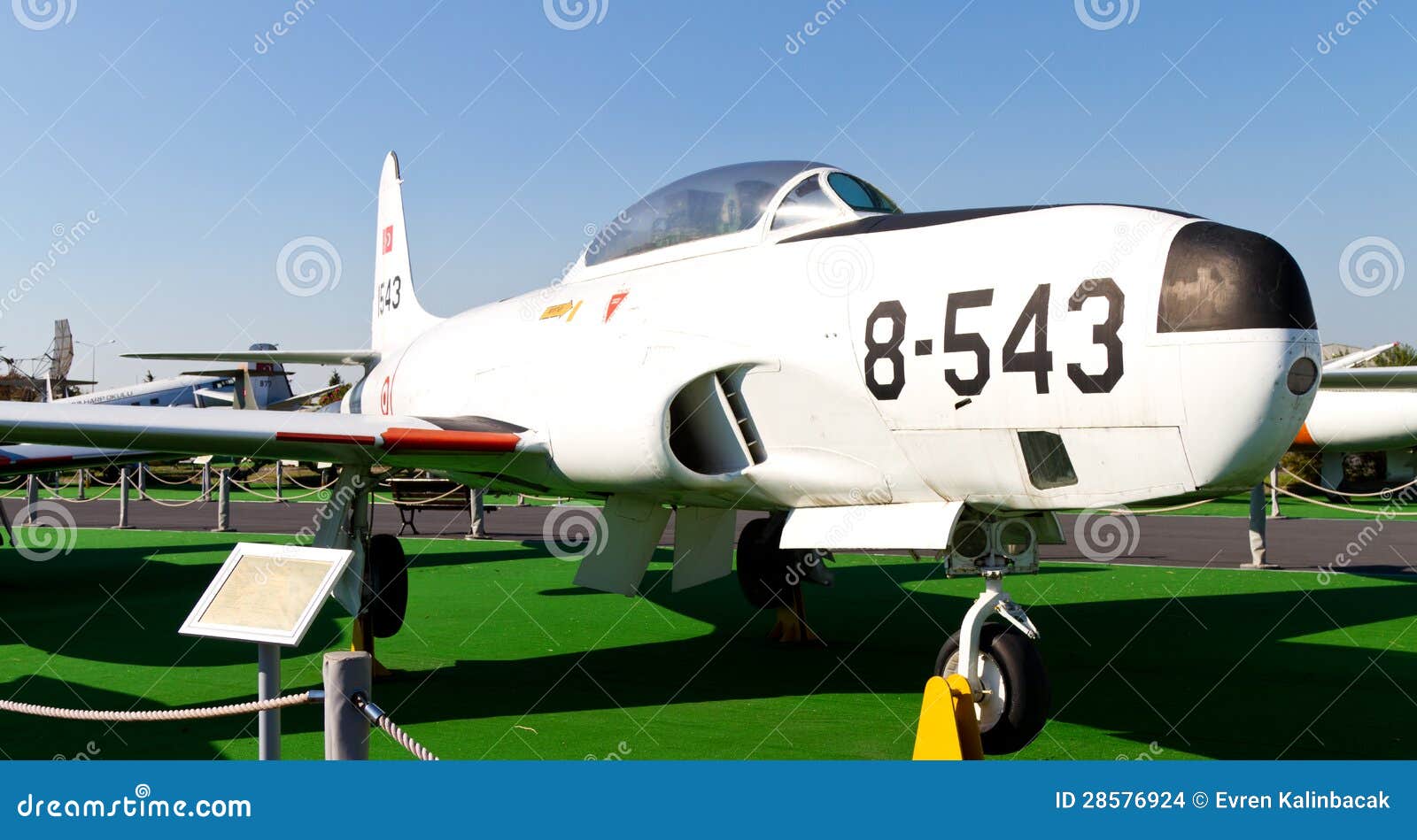Lockheed RT-33A Shooting Star Editorial Stock Image - Image of white ...
