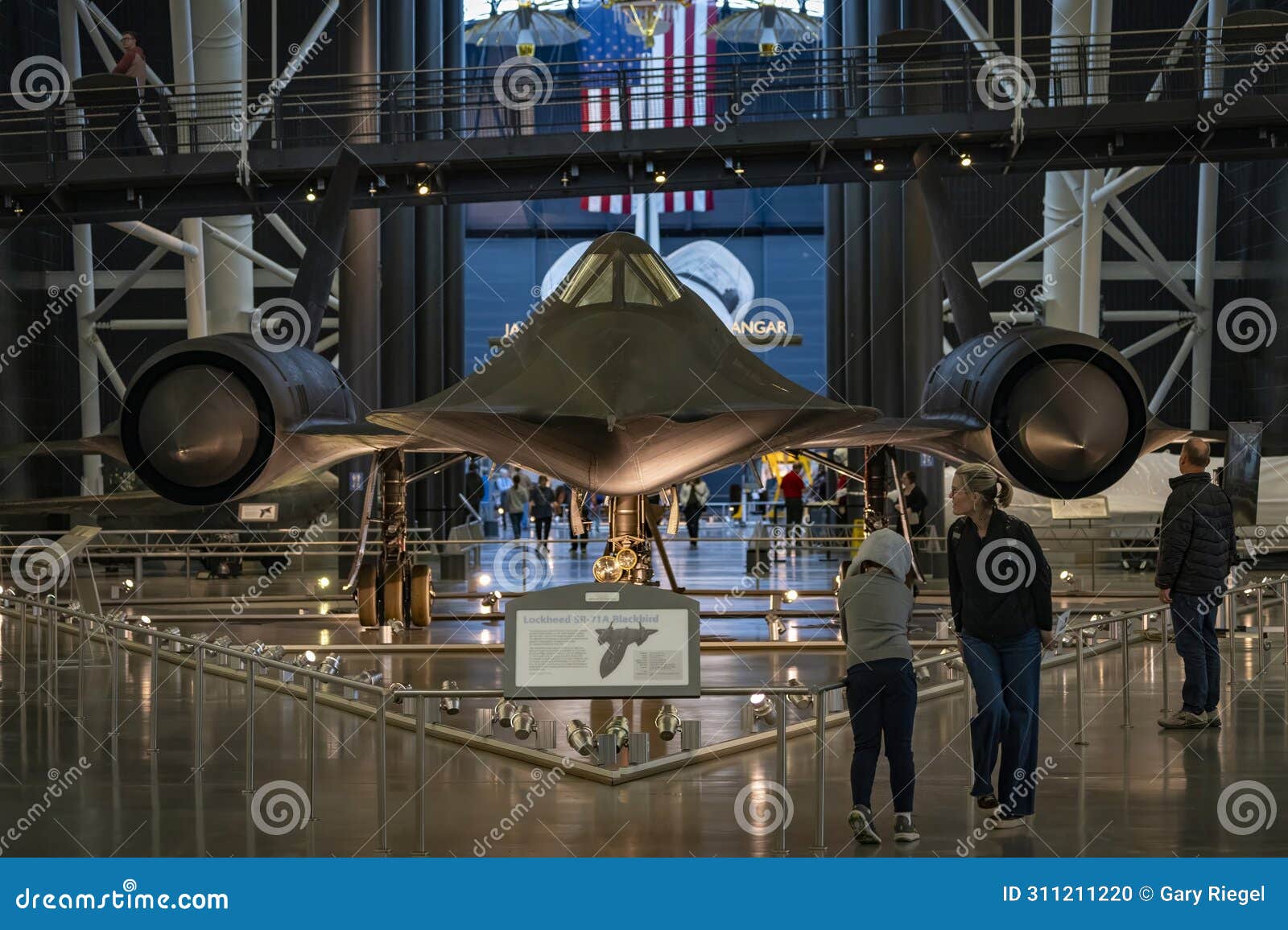 Lockheed SR-71 Blackbird at the National Air and Space Museum in ...