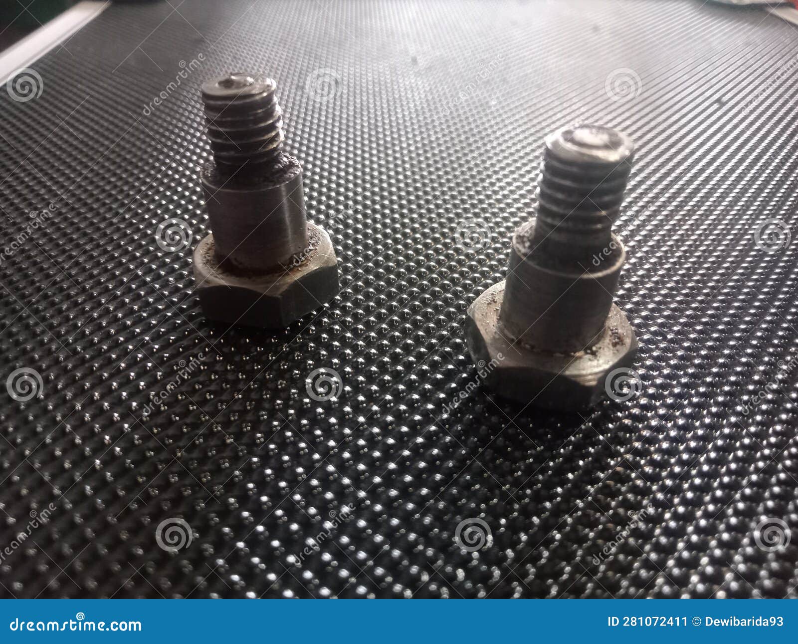 Locking Bolts for Large Industrial Machines Stock Image - Image of ...