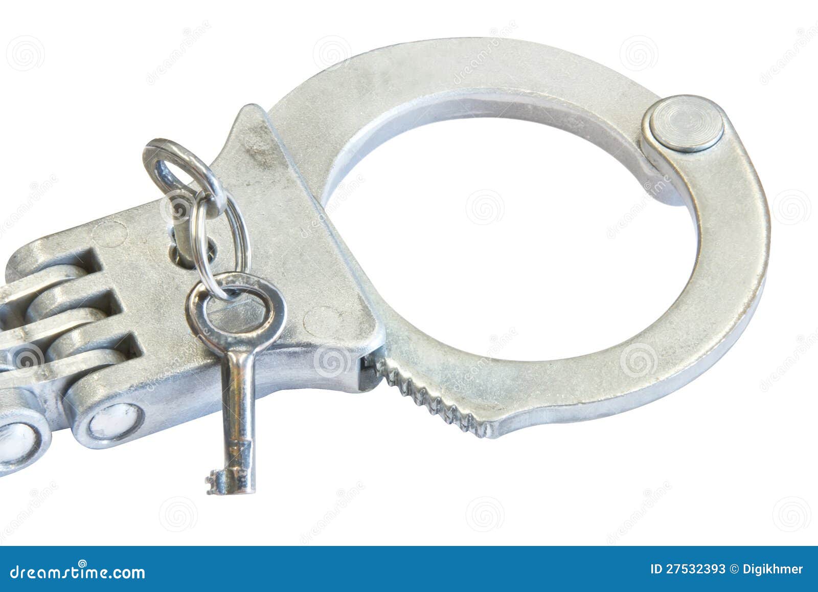 Locking old handcuff stock image. Image of cuffs, people - 27532393