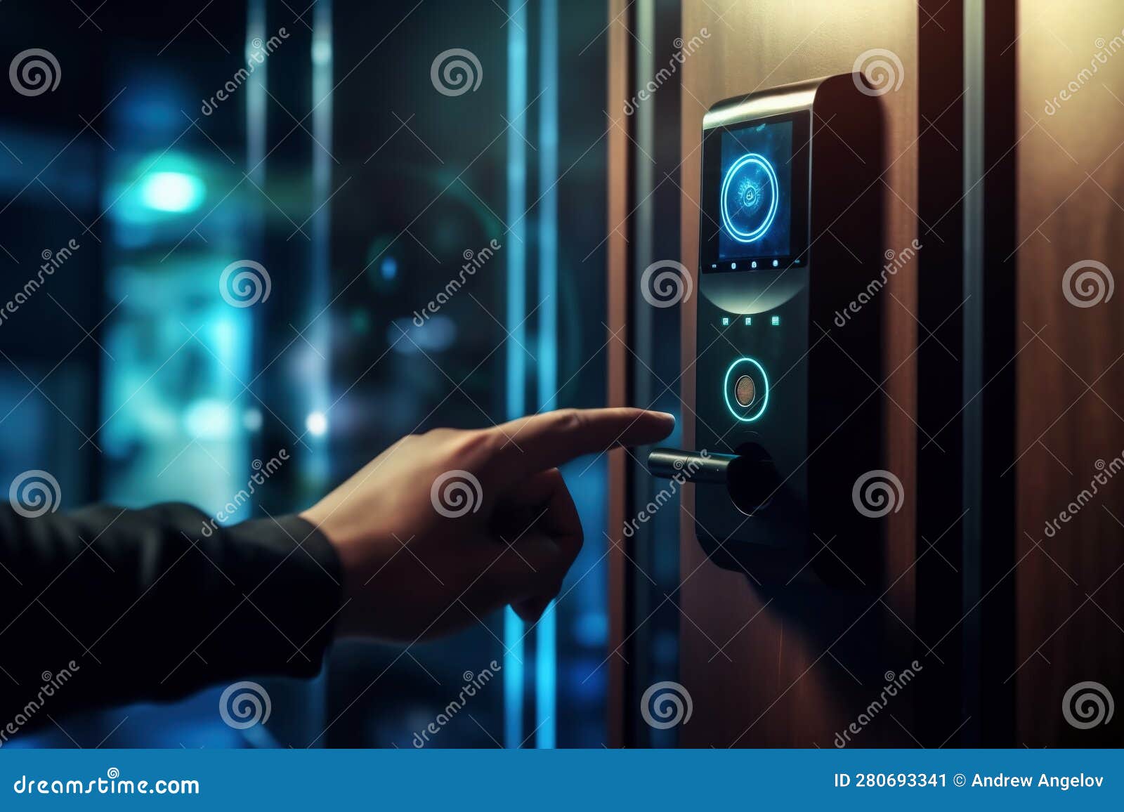 Locking Smartlock on the Entrance Door Using a Smart Phone Remotely ...