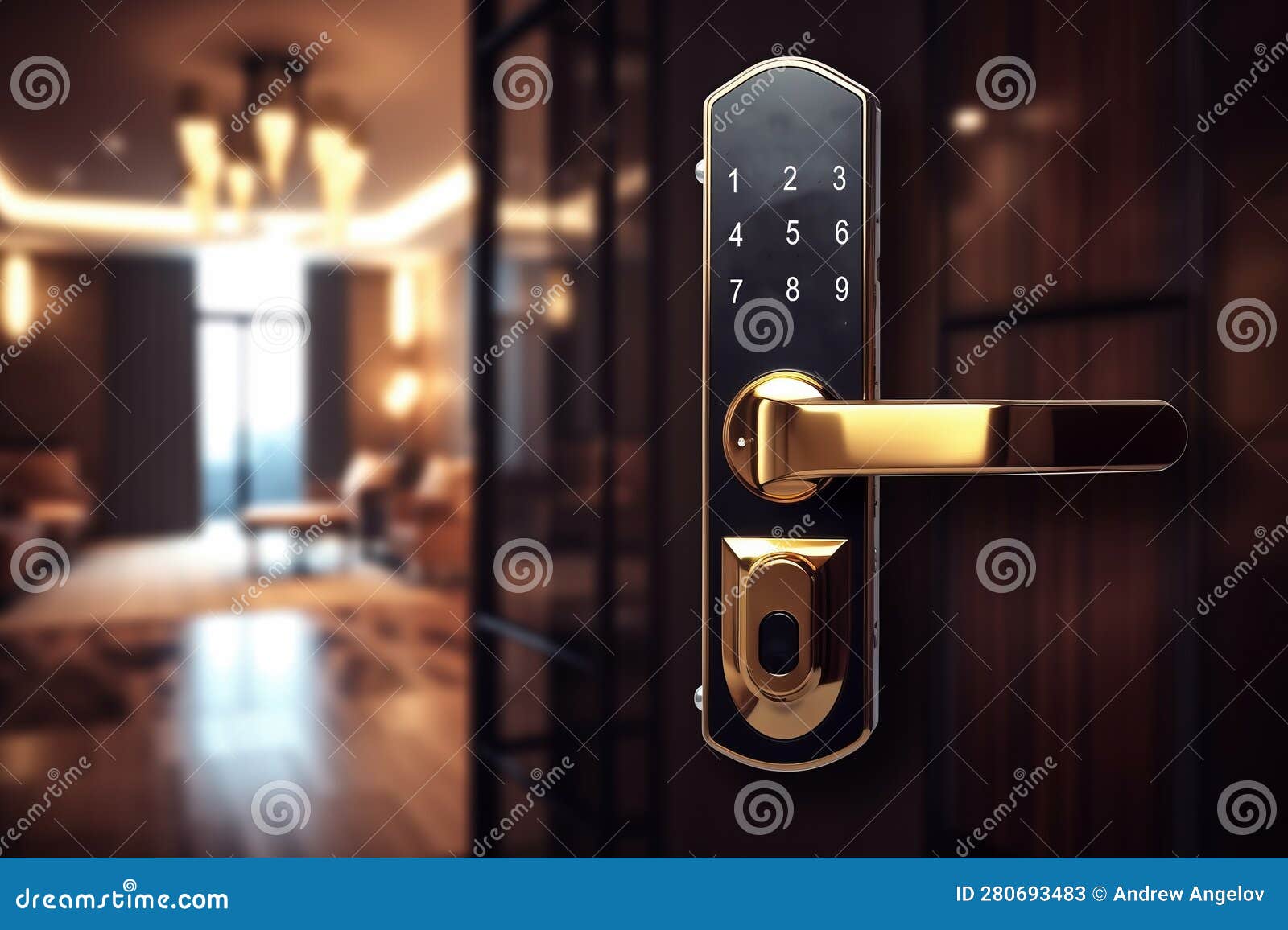 Locking Smartlock on the Entrance Door Using a Smart Phone Remotely ...