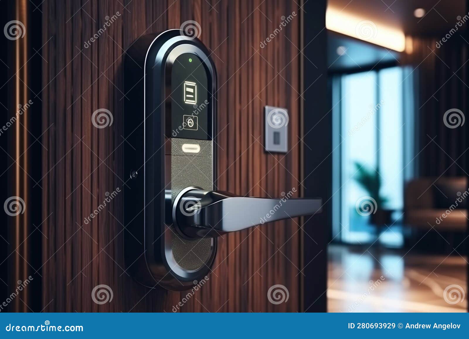 Locking Smartlock on the Entrance Door Using a Smart Phone Remotely ...
