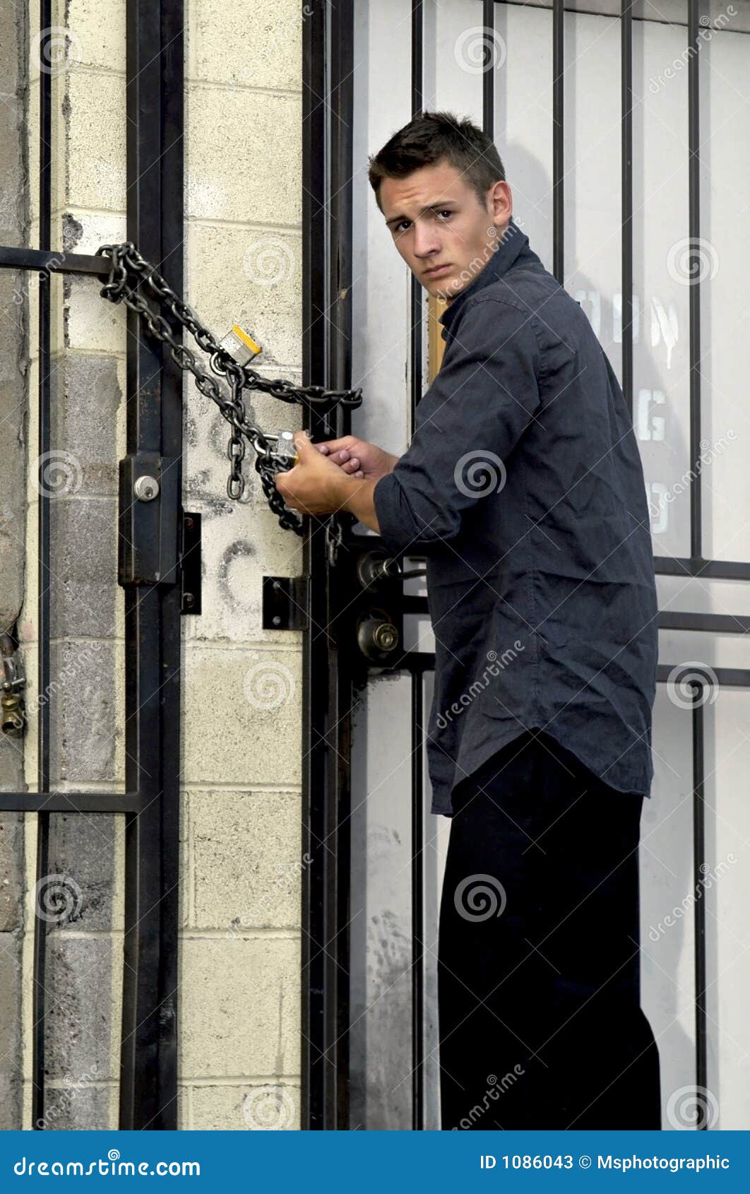 Locking Up stock image. Image of crook, security, businessman - 1086043