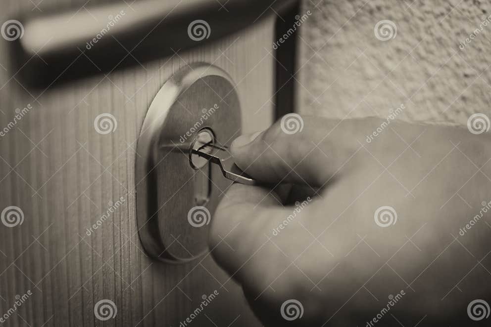 Locking Up Unlocking Door with Key with Hand Stock Photo - Image of ... Locking Up Unlocking Door with Key with Hand Stock Photo - Image of ...
