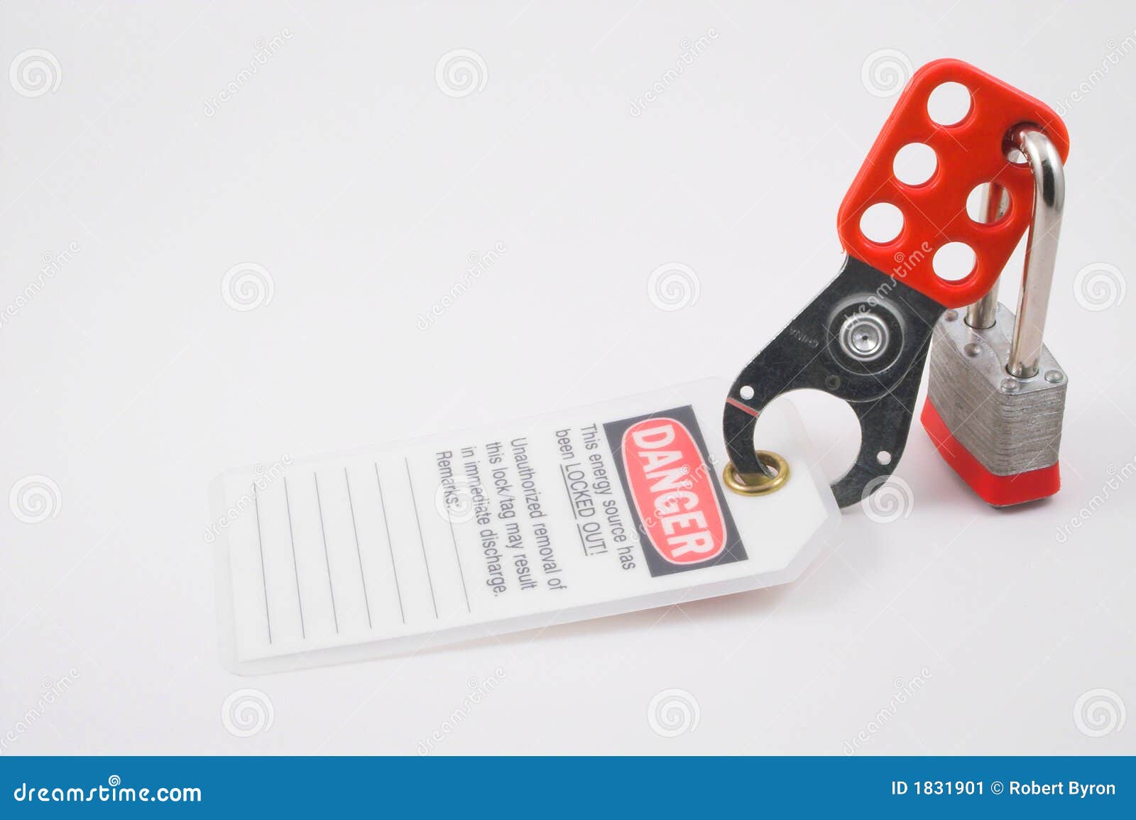 Lockout Tagout stock image. Image of hazard, procedures - 1831901