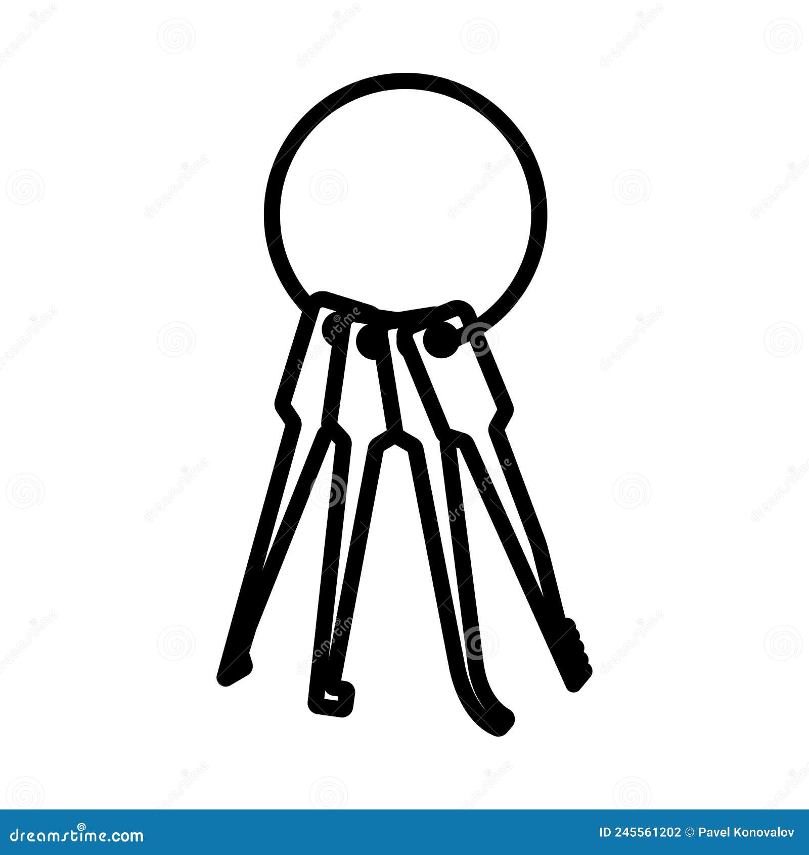 Lockpick Icon stock vector. Illustration of hacking - 245561202