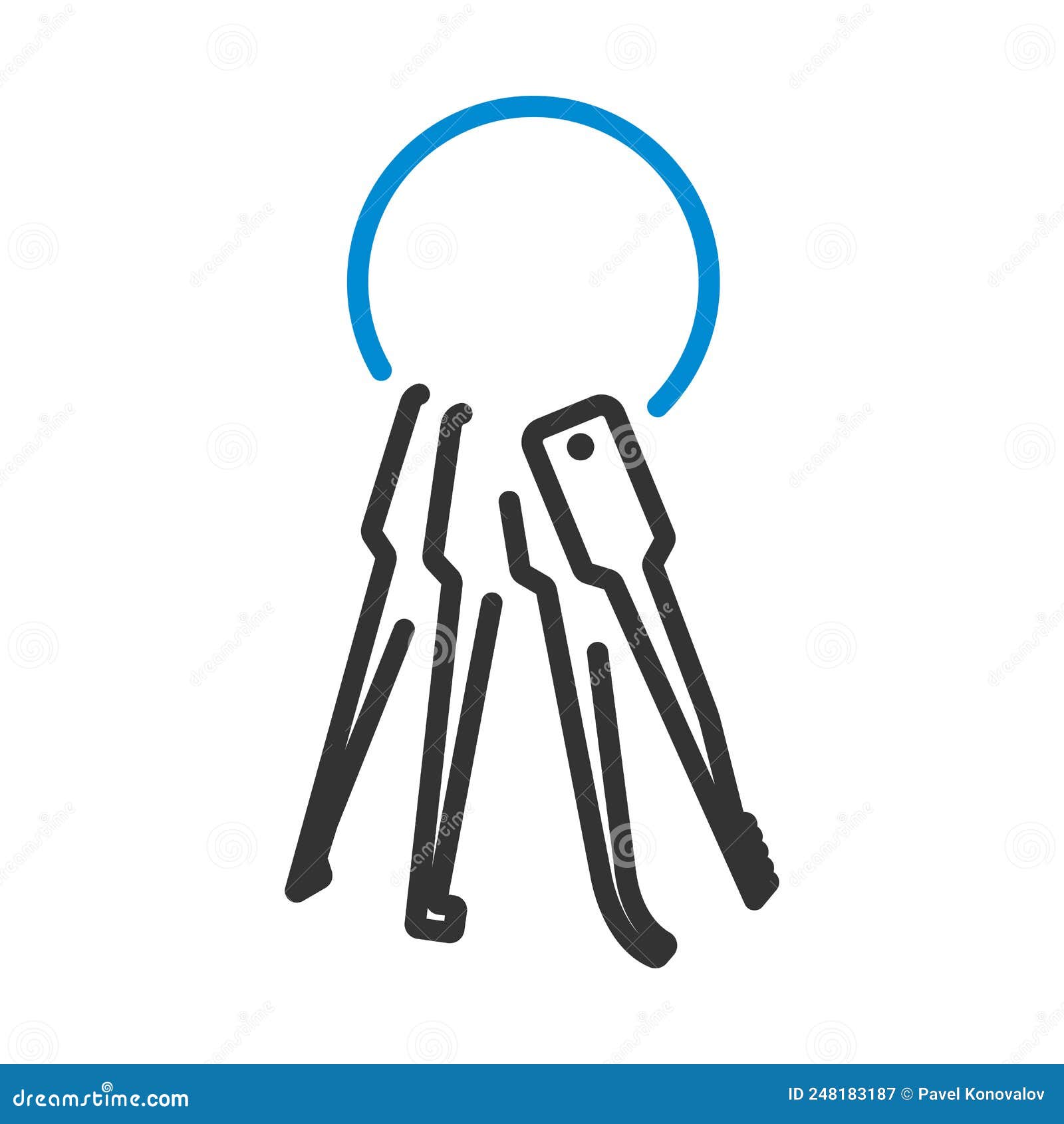 Lockpick Icon stock vector. Illustration of criminal - 248183187