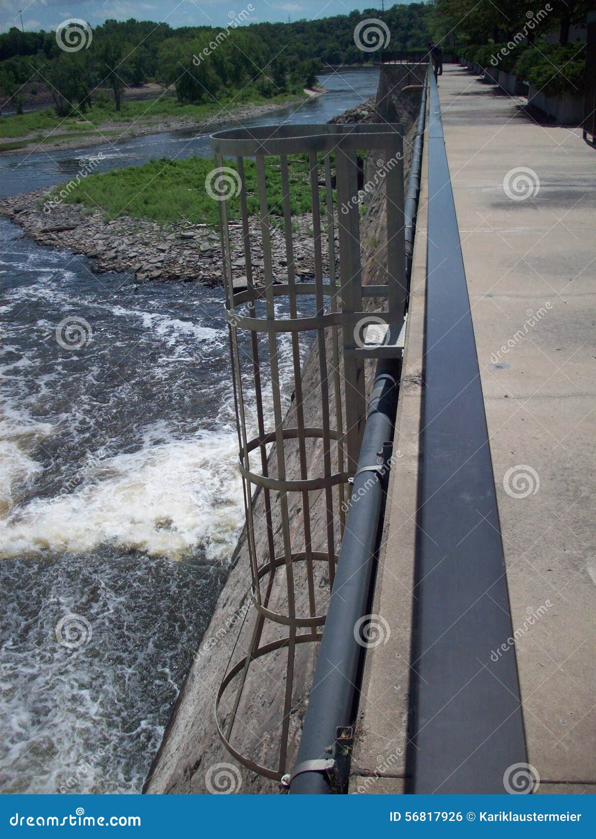 Locks and Dam No. 1 stock photo. Image of growing, brown - 56817926