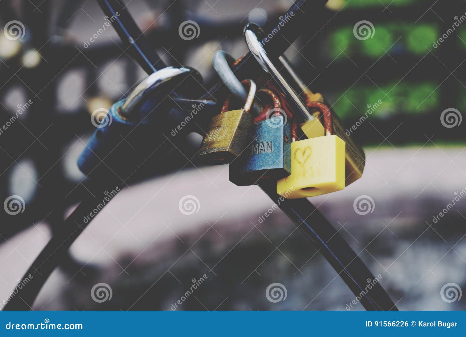 Locks stock photo. Image of love, steel, cross, locks - 91566226