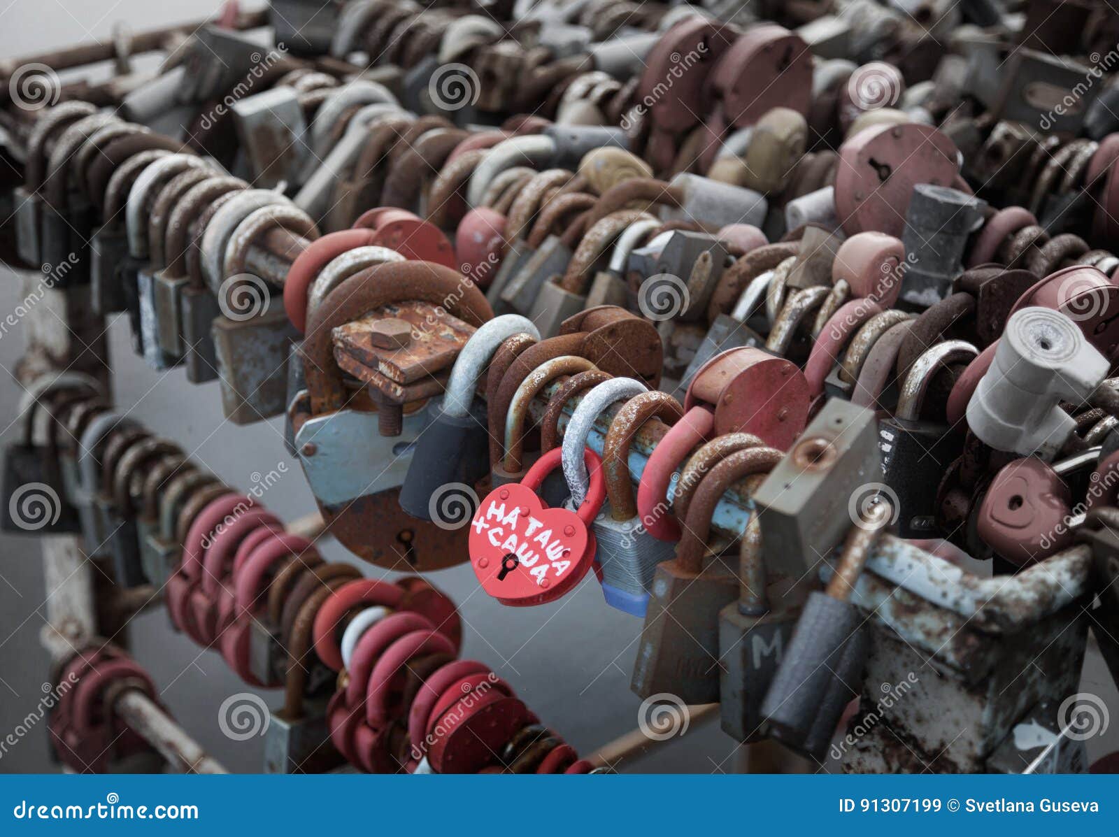 Locks of love. stock image. Image of fondness, marriage - 91307199