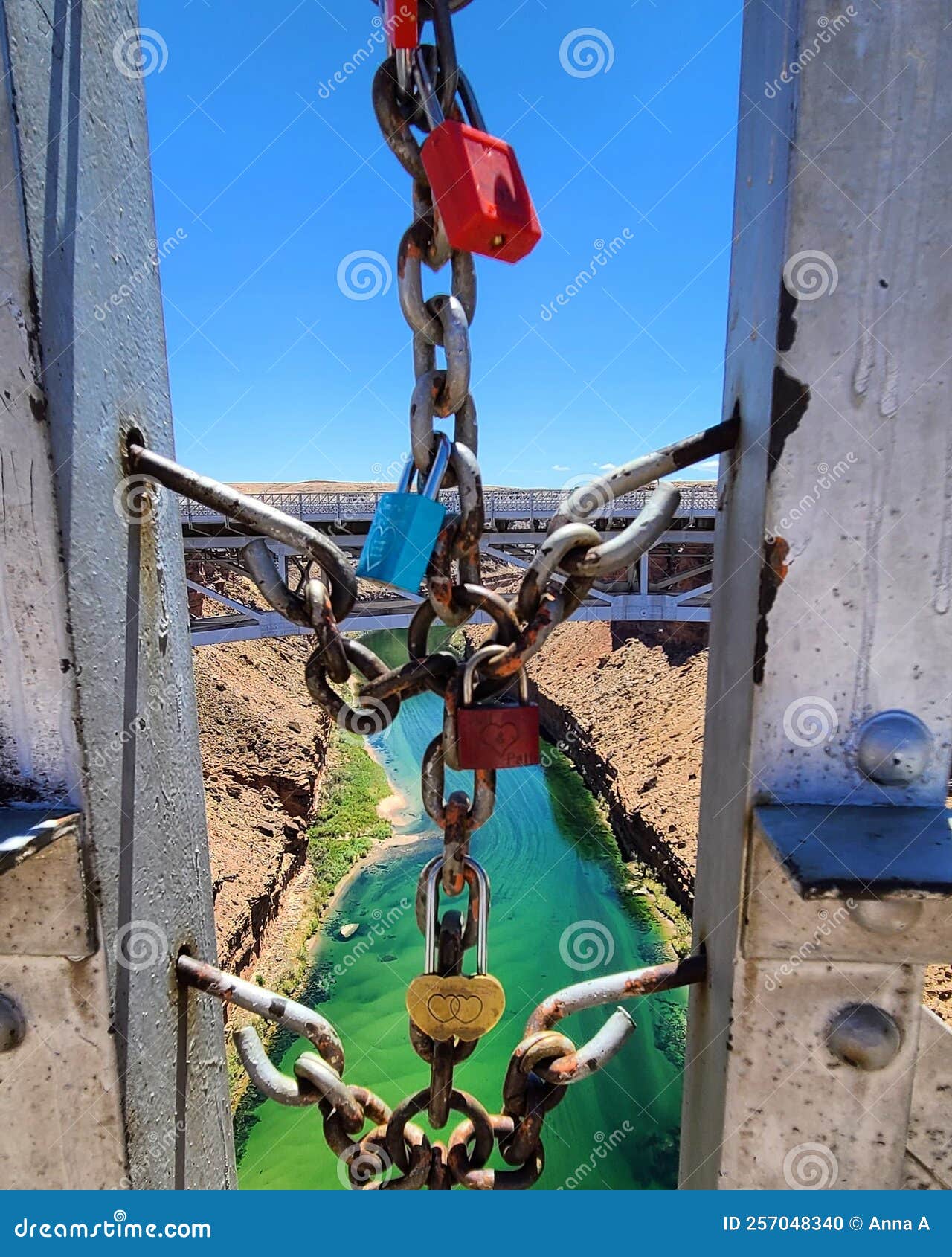 Locks River Bridge Explore Nature Arizona Editorial Image - Image of ...
