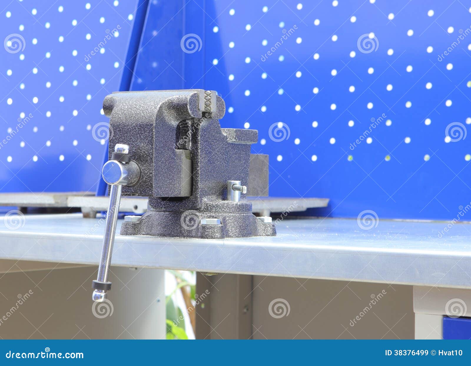 Locksmith s vise stock image. Image of hold, tool, bench - 38376499