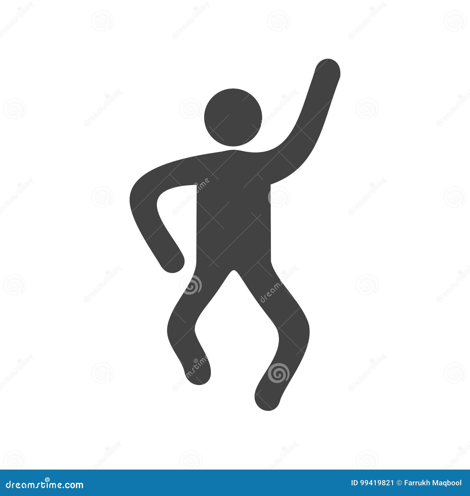 Loco ilustración del vector. Ilustración de joven, activo - 99419821