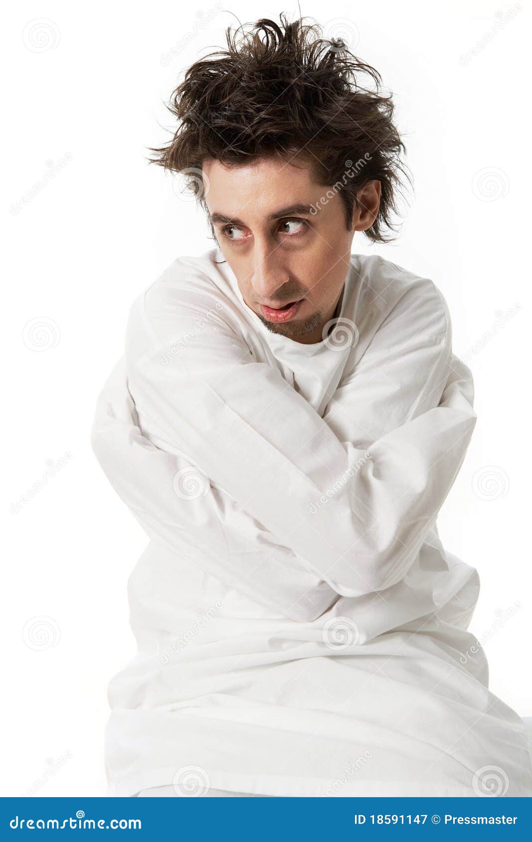 Loco triste imagen de archivo. Imagen de obsesionado - 18591147