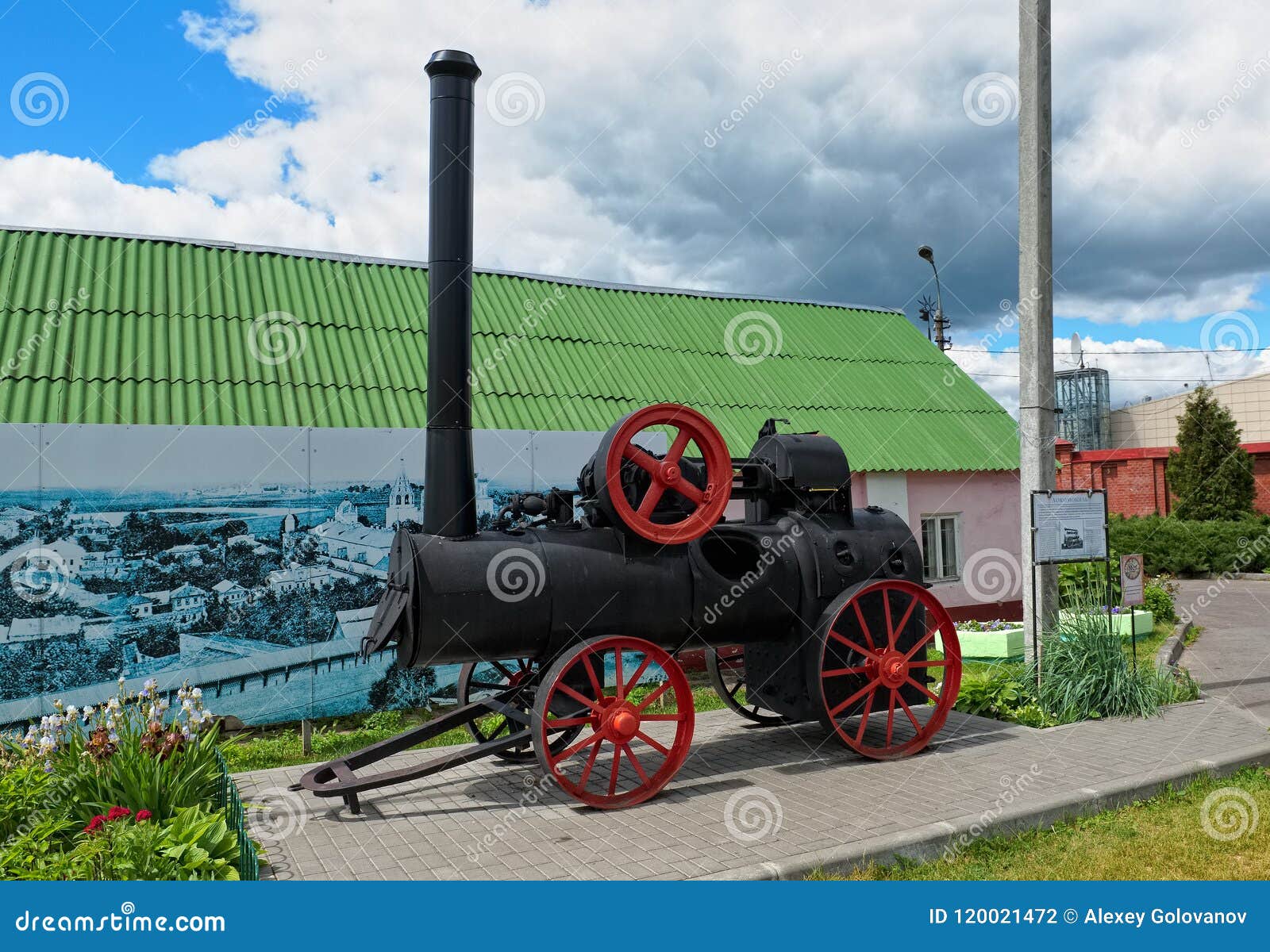 Locomobile - Stoommotor, Kolomna Redactionele Fotografie - Image of ...
