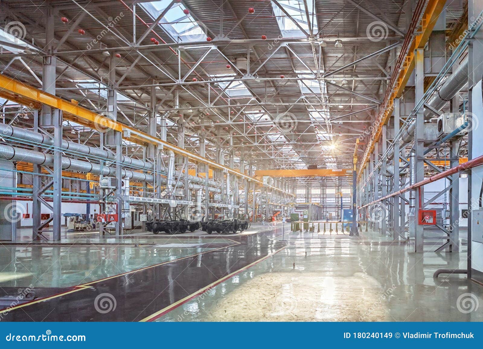 General Plan of the Workshop Stock Image - Image of equipment ...