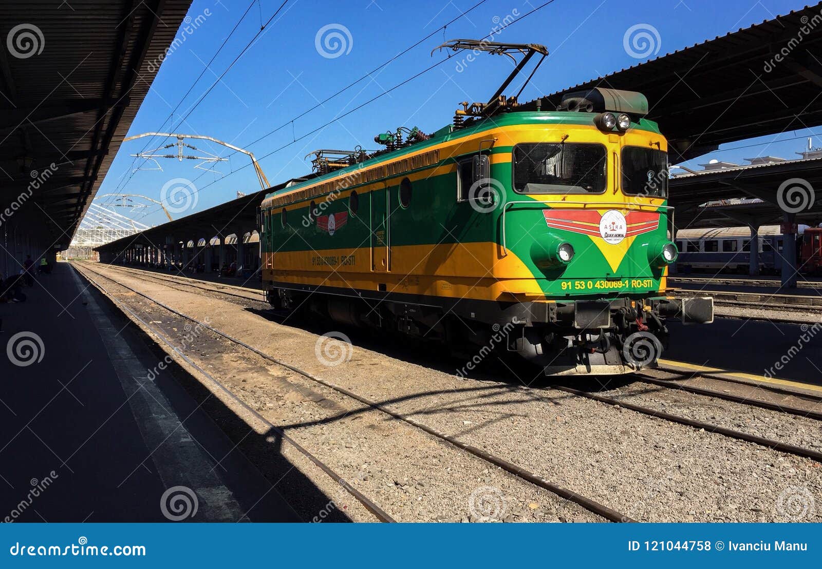 Locomotive editorial stock photo. Image of colored, travel - 121044758