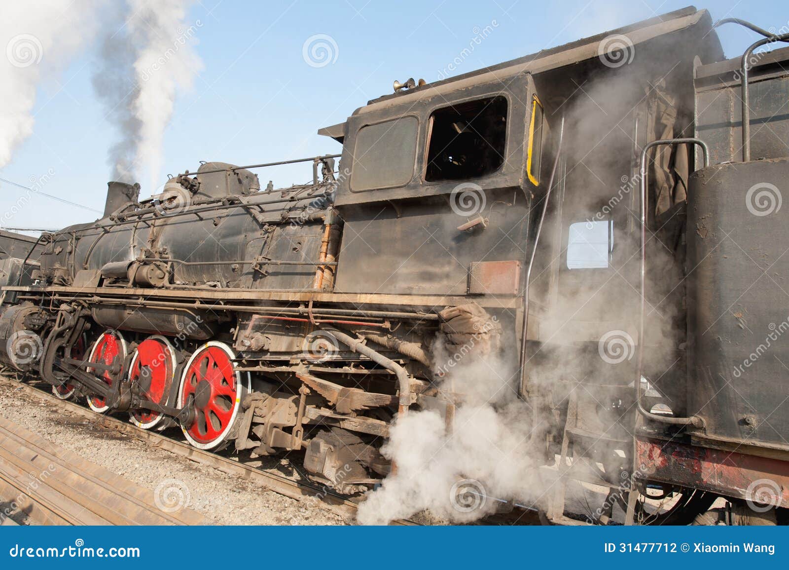Locomotive stock photo. Image of smoke, train, transport - 31477712