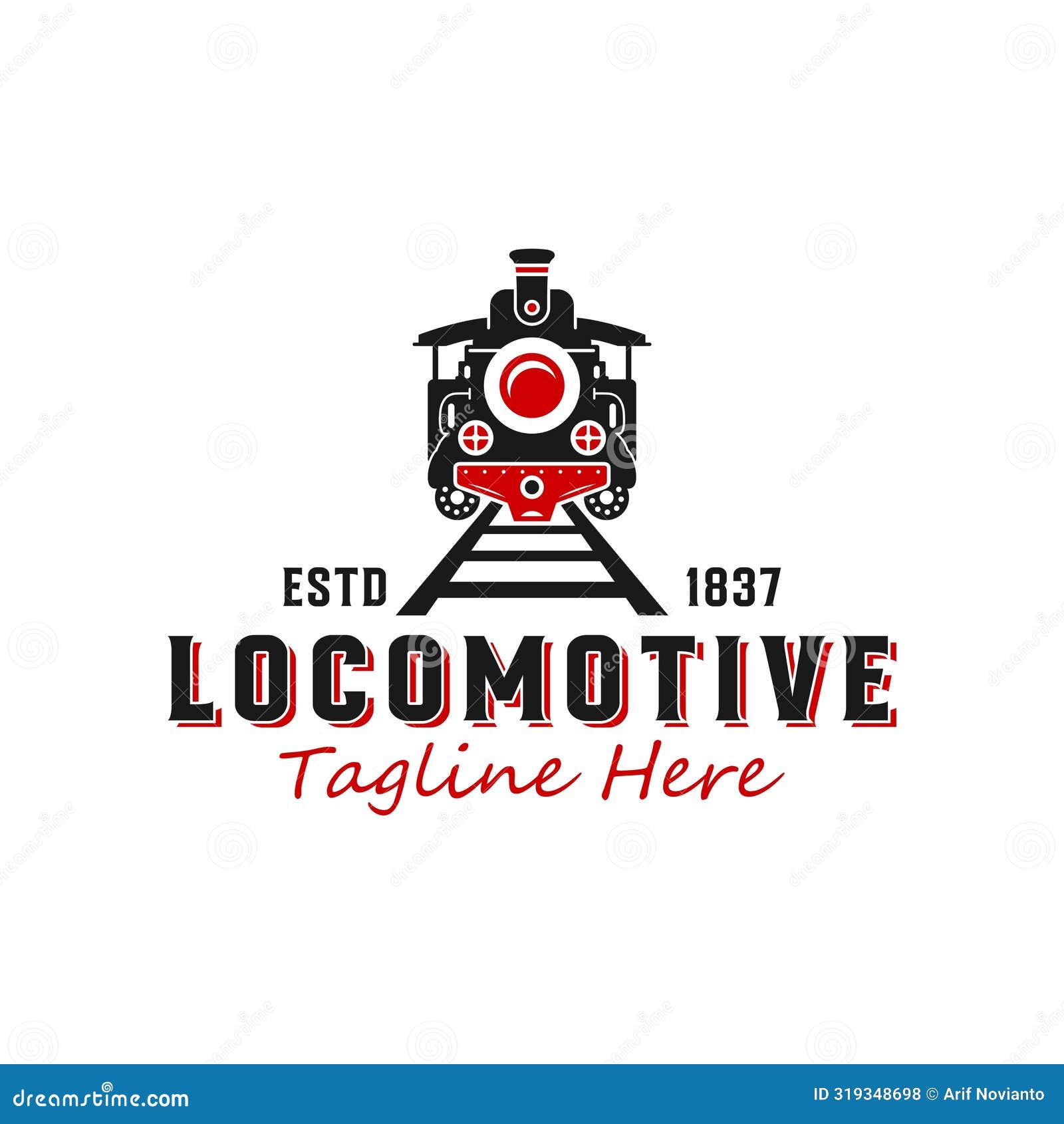 Locomotive Train Transportation Logo Stock Illustration - Illustration ...