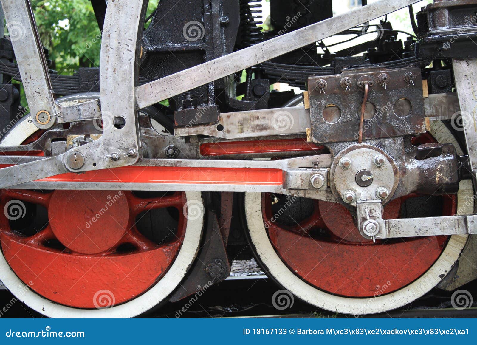 Locomotive wheels stock image. Image of steam, room, locomotive - 18167133