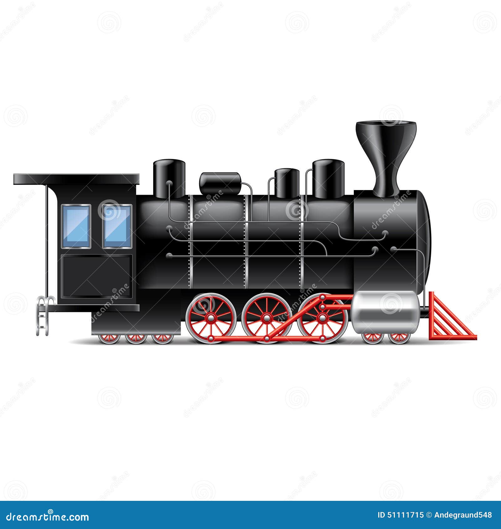 Steam Train Drawing Front View