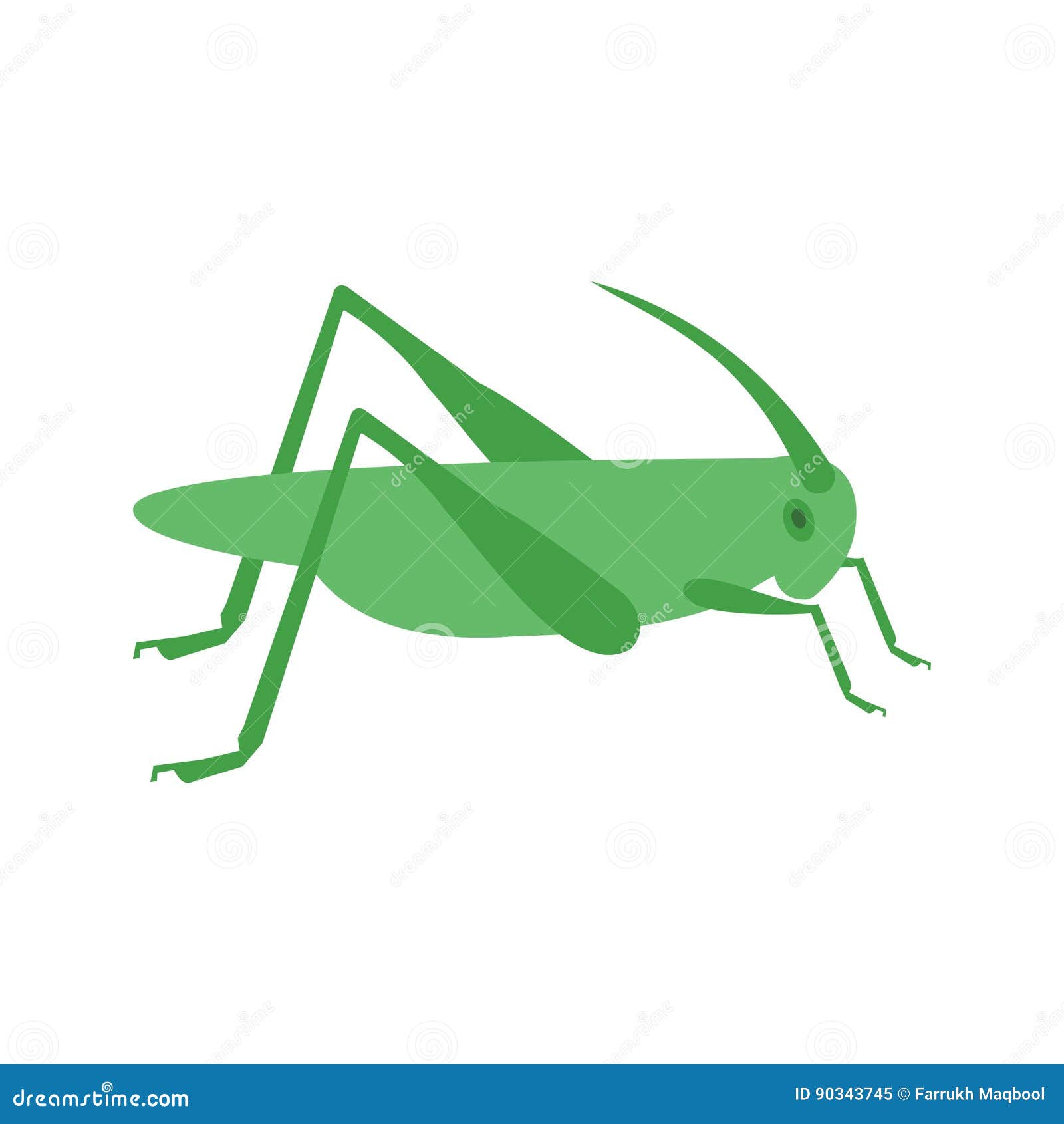 Locust Infestation stock vector. Illustration of grasshopper - 90343745
