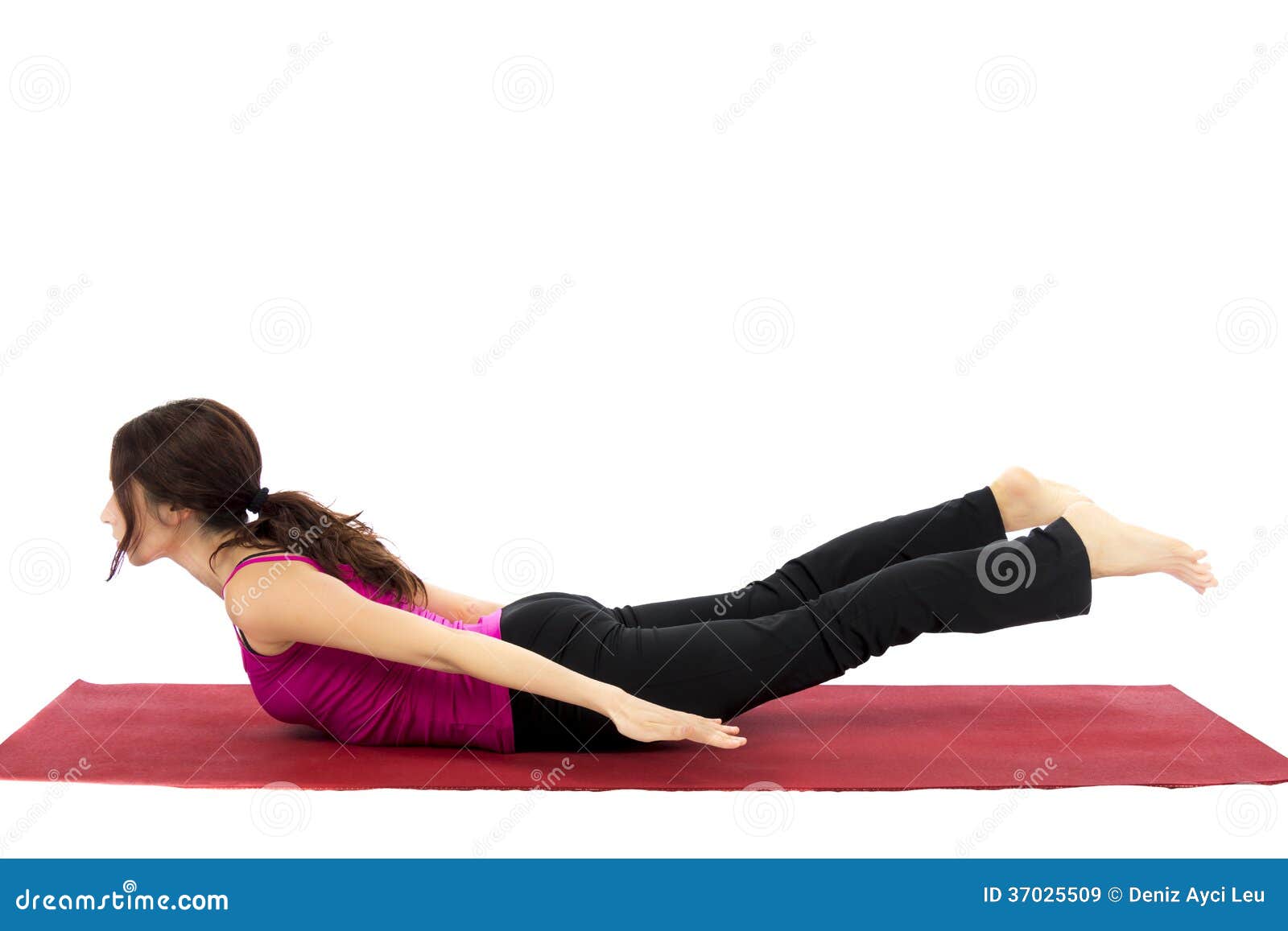 Locust Pose in Yoga stock image. Image of strong, stretching - 37025509
