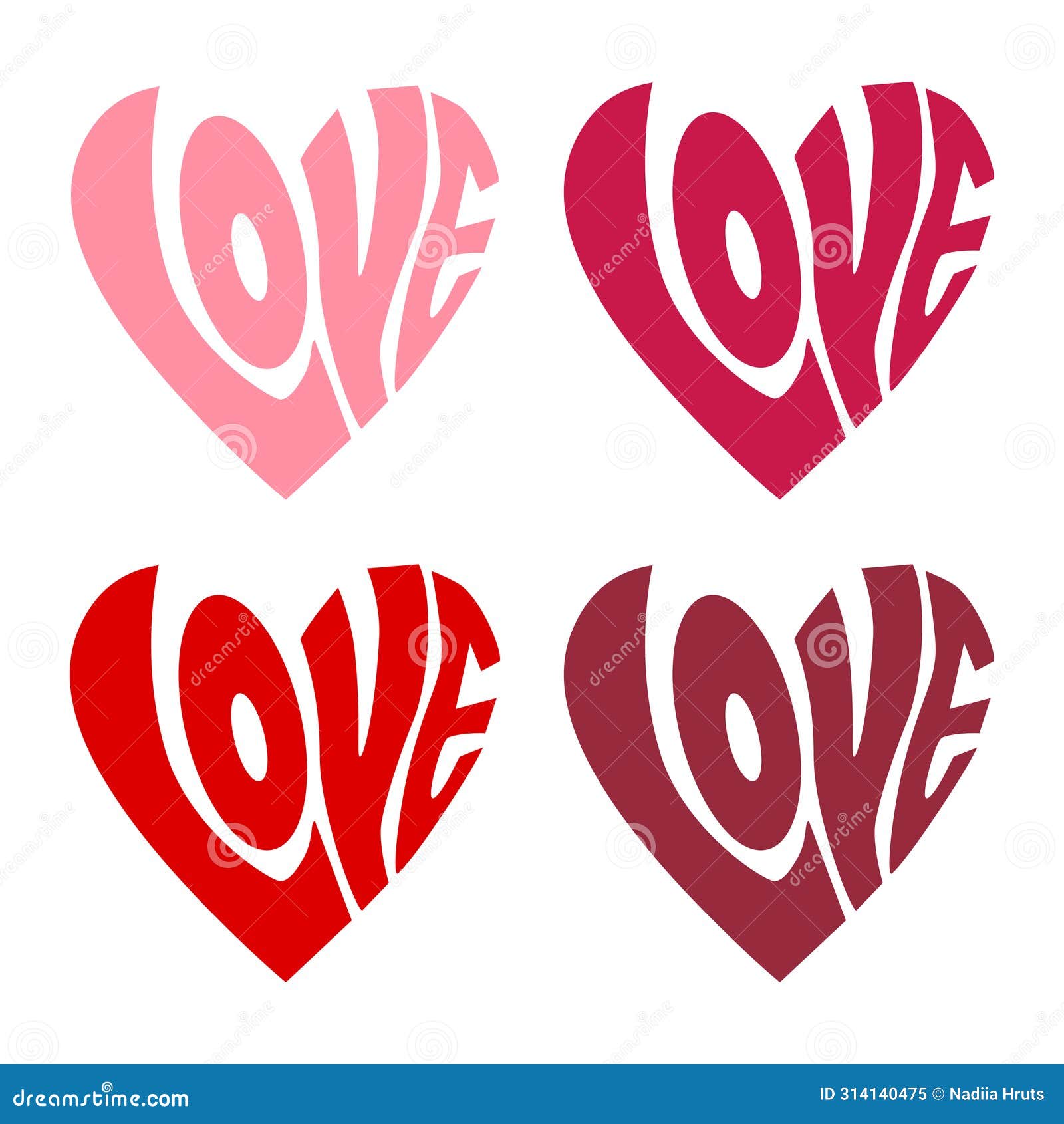 Lodge Word in Heart Shape. Vector Illustration Stock Vector ...