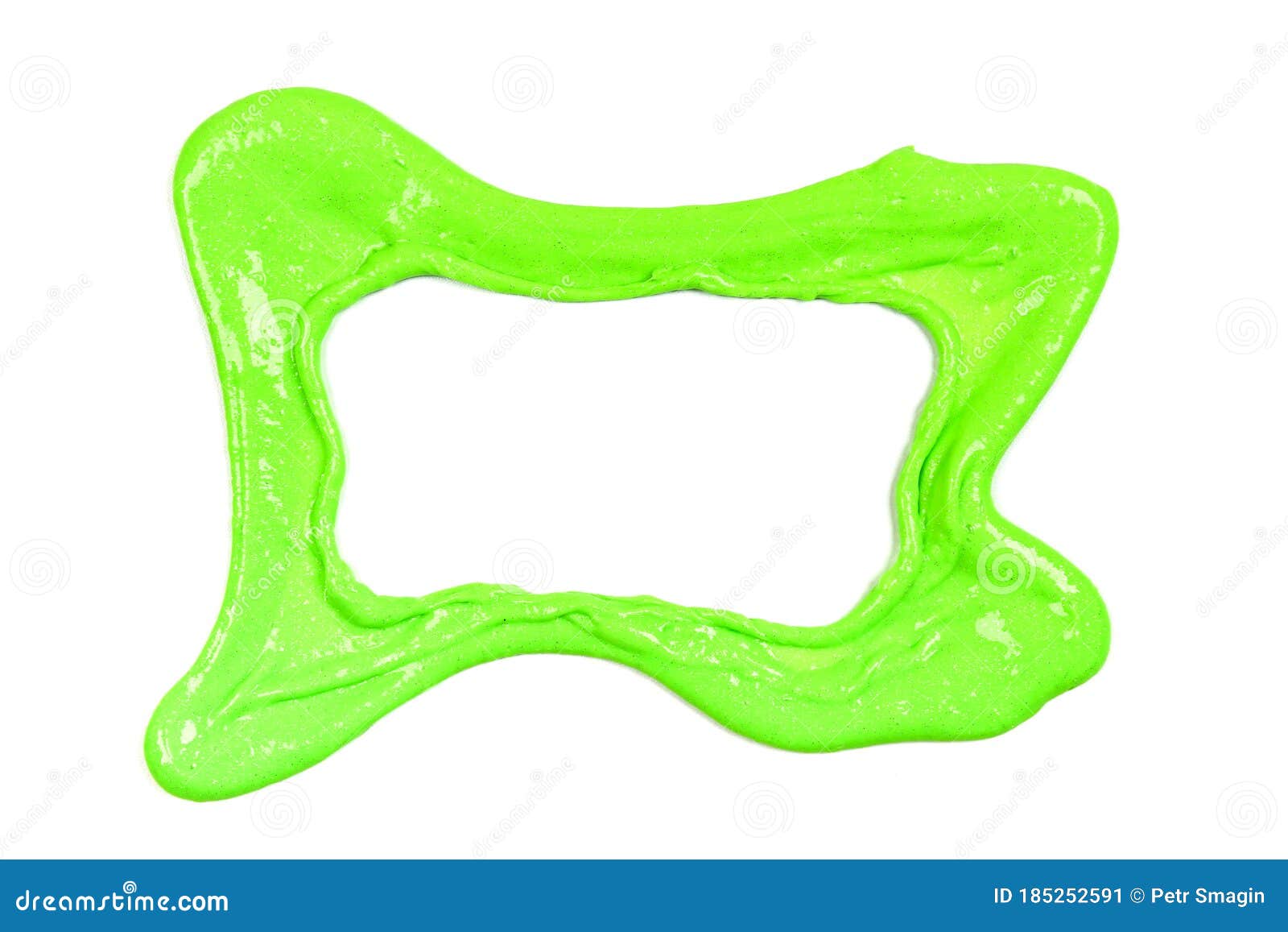 Lodo Verde Sobre Fundo Branco Imagem de Stock - Imagem de fundo, muco ...