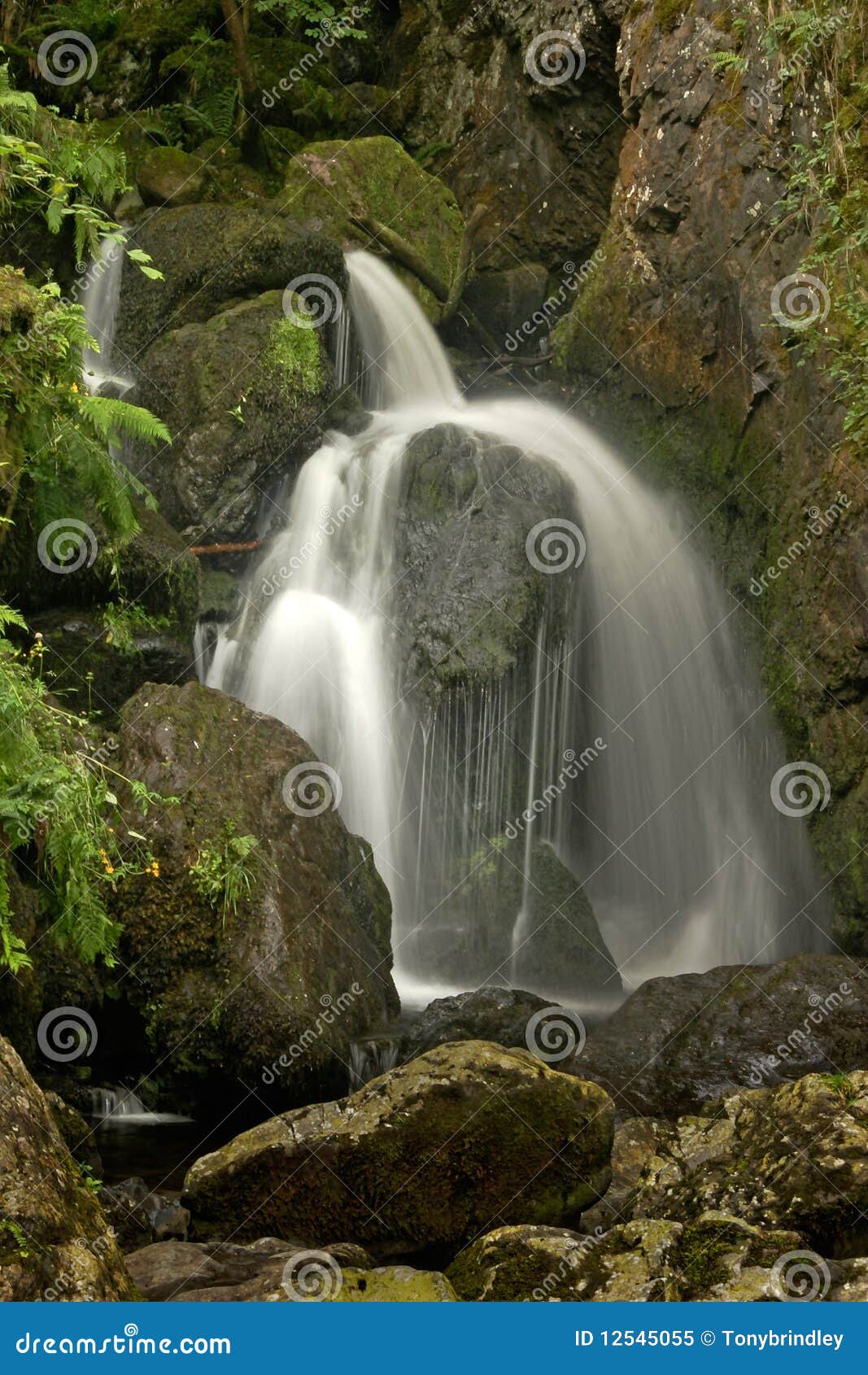 Lodore Falls Borrowdale stock image. Image of lake, falls - 12545055