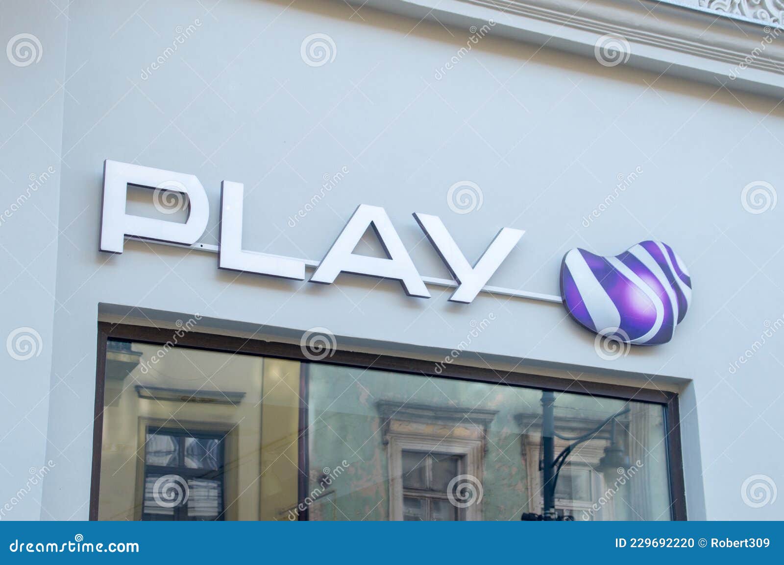Logo of Polish Cellular Network Play Editorial Image - Image of phone ...