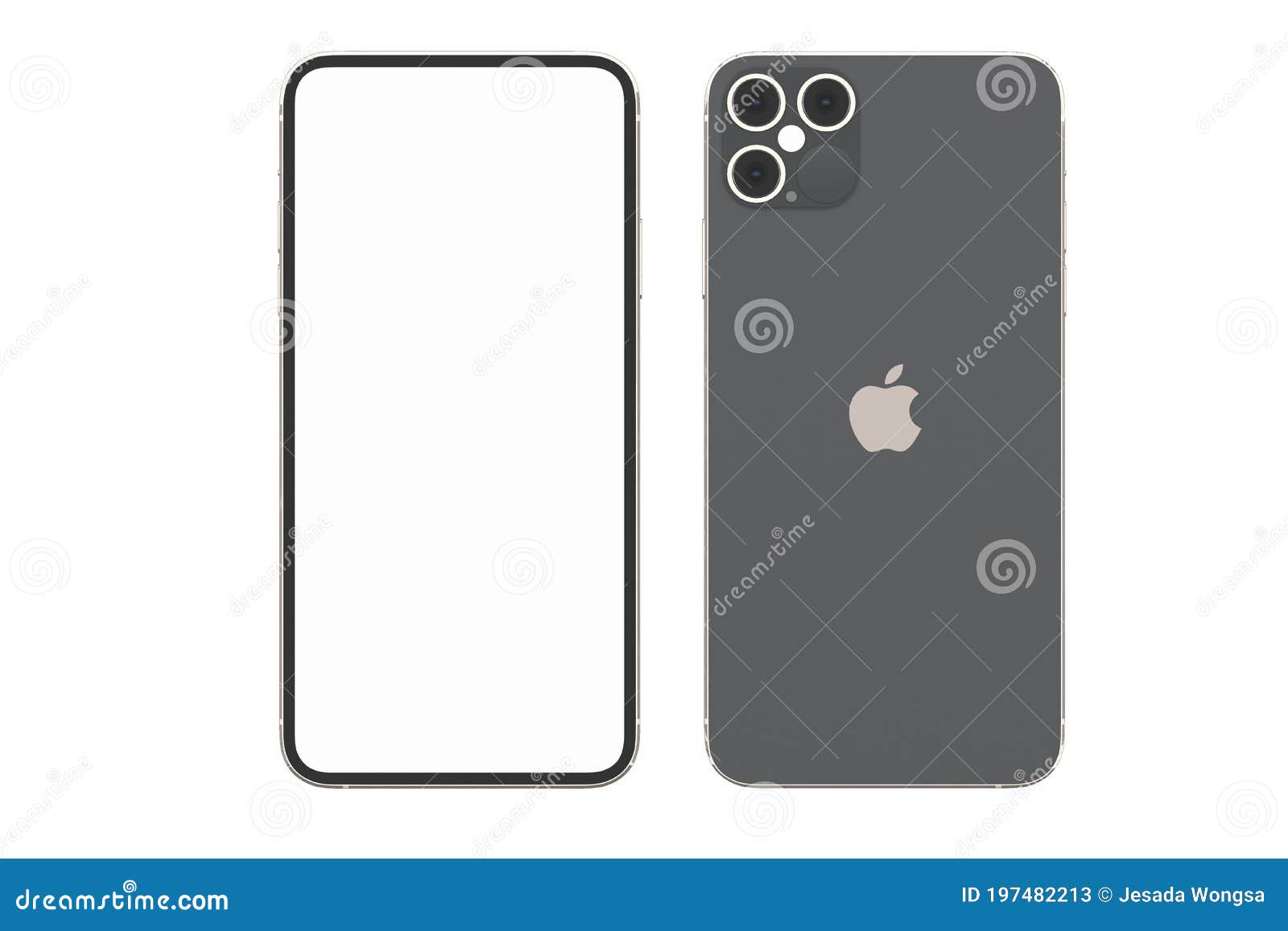 LOEI ,THAILAND,28 Sep 2020 : Iphone 12 Pro, Front and Back Side ...