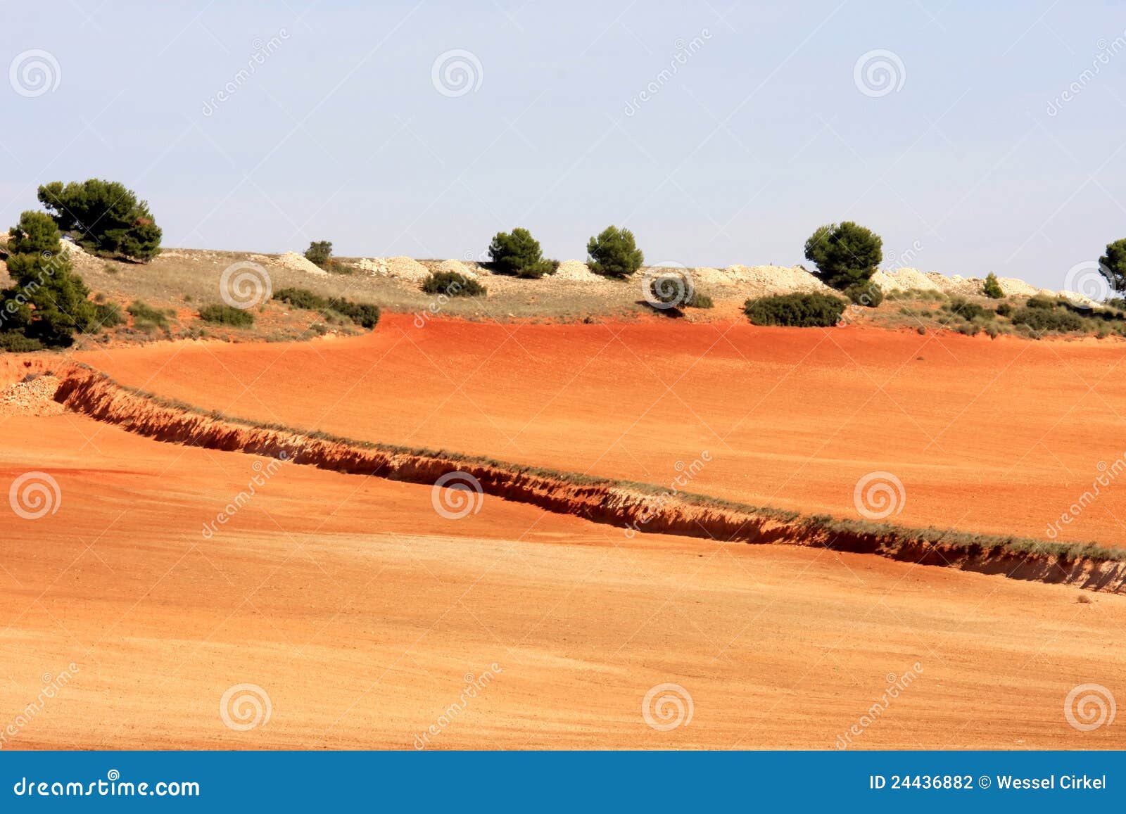 Loess Landscape Near Albacete in Spain Stock Photo - Image of carbonate ...