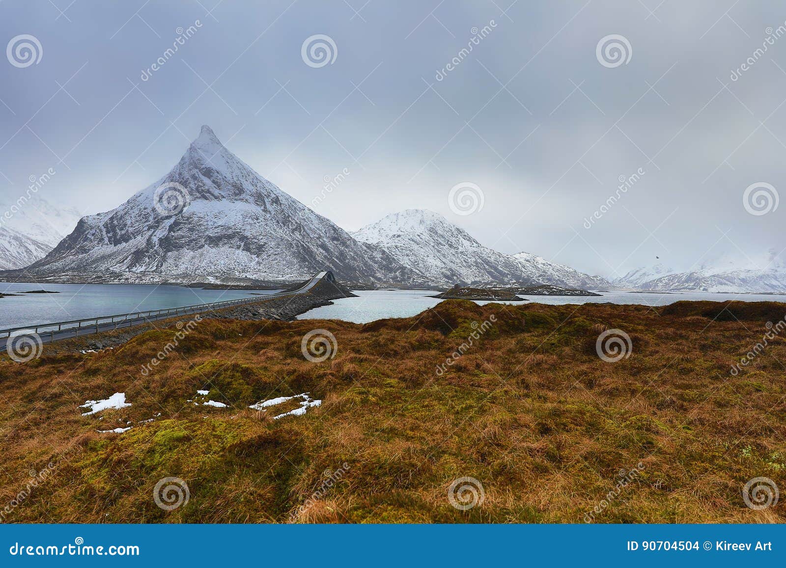 Lofoten Islands. Beautiful Norway Spring Landscape. Stock Photo - Image ...