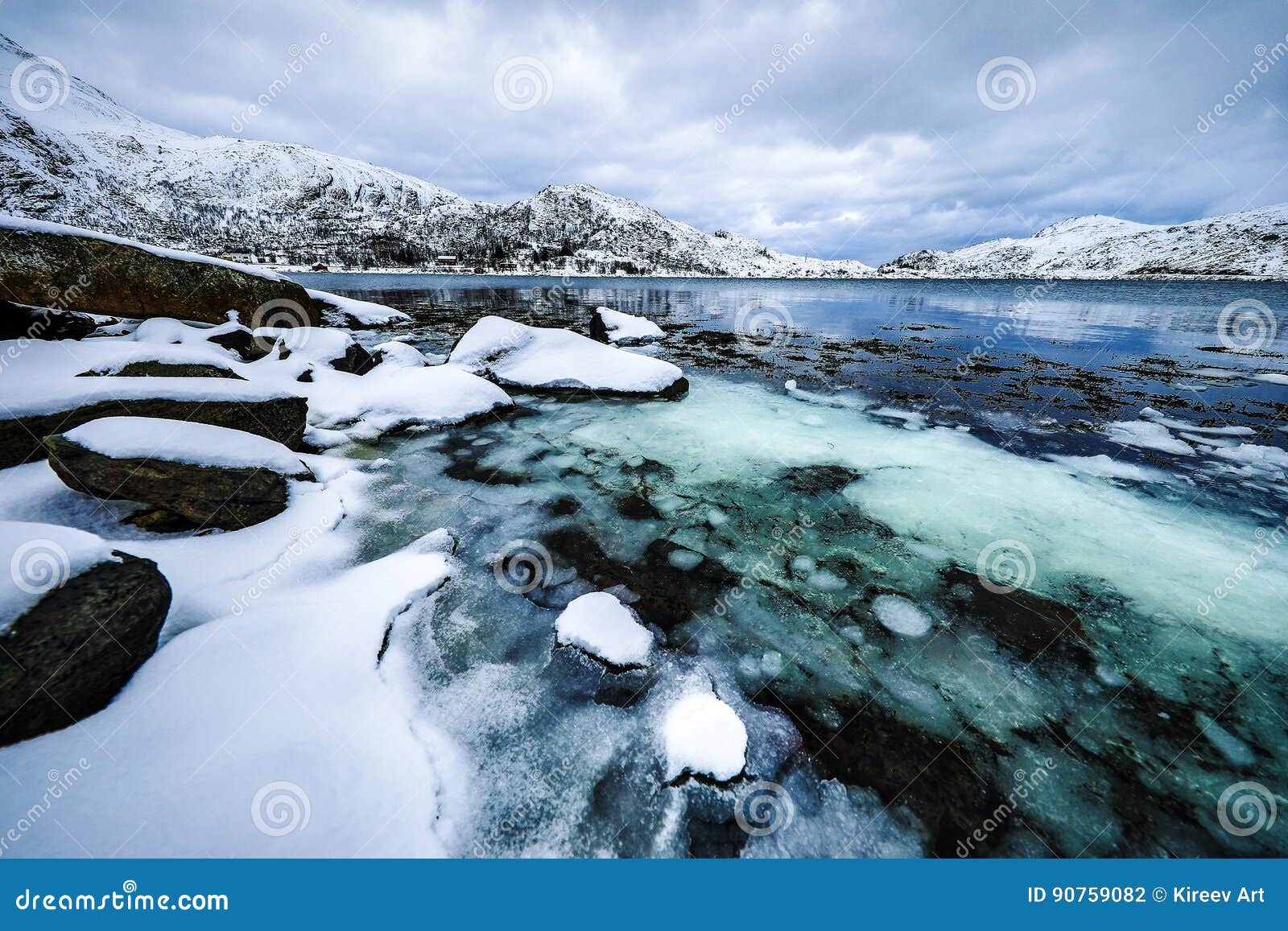 Lofoten Islands. Beautiful Norway Spring Landscape. Stock Photo - Image ...