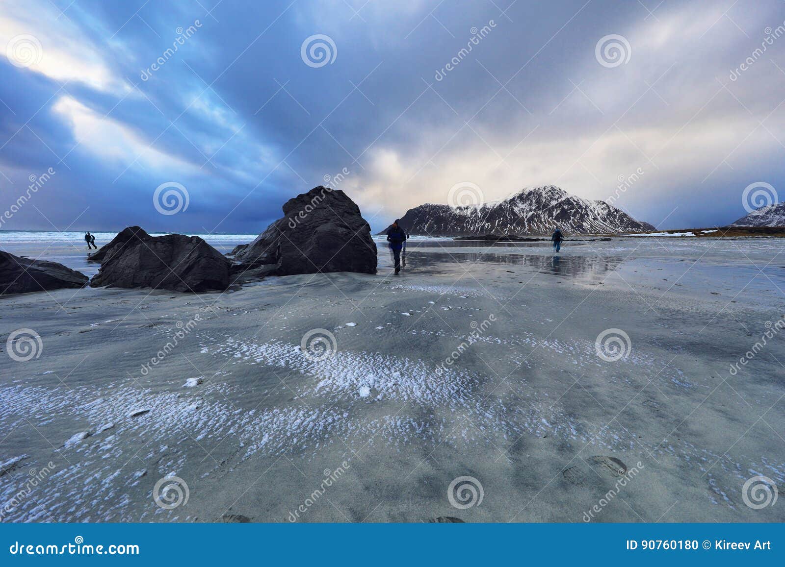 Lofoten Islands. Beautiful Norway Spring Landscape. Stock Photo - Image ...