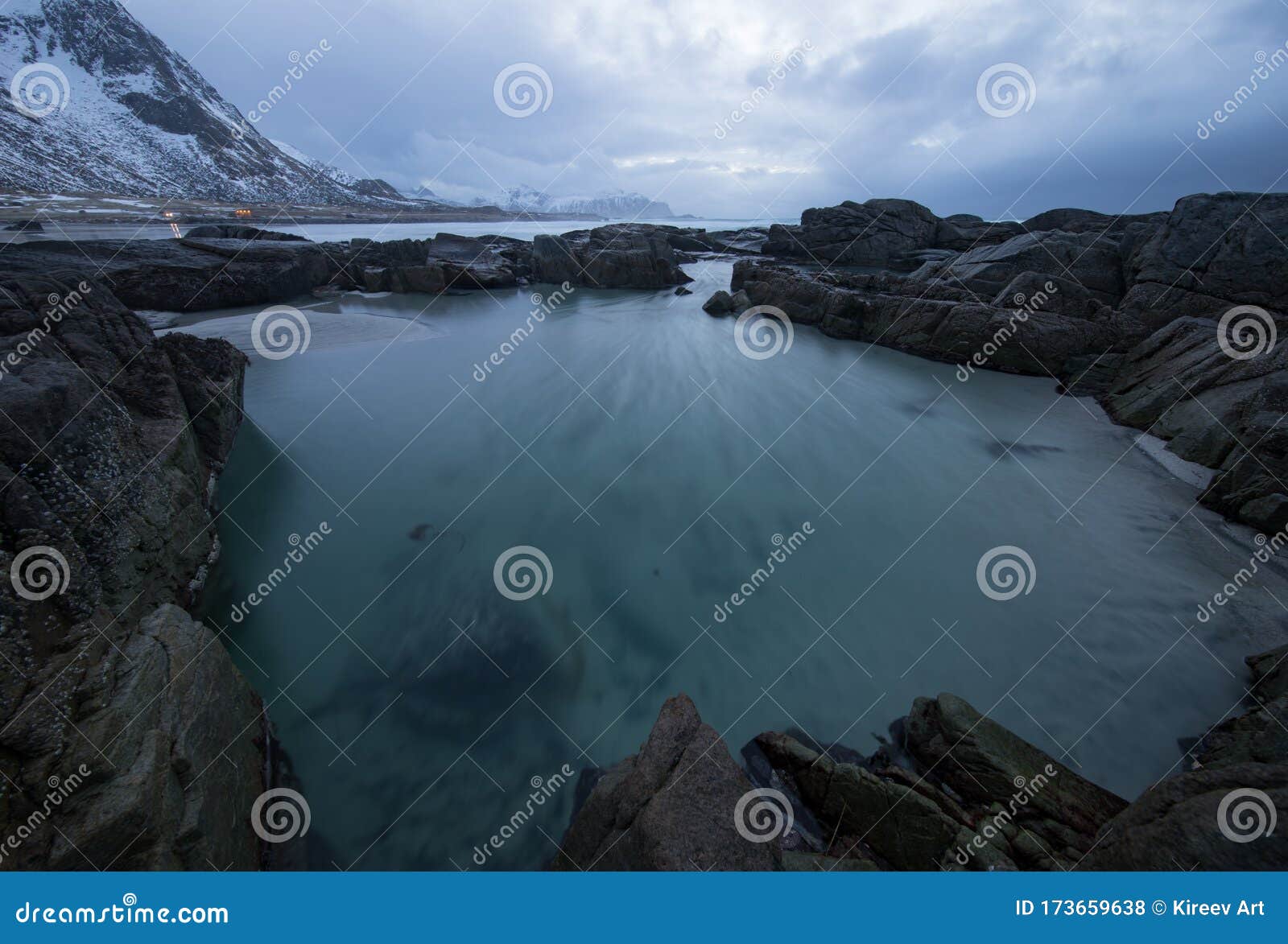 Lofoten Islands. Beautiful Norway Spring Landscape View. Stock Photo ...