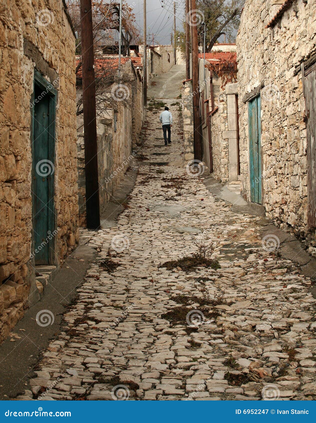 Lofou, Cyprus stock image. Image of island, narrow, lofou - 6952247