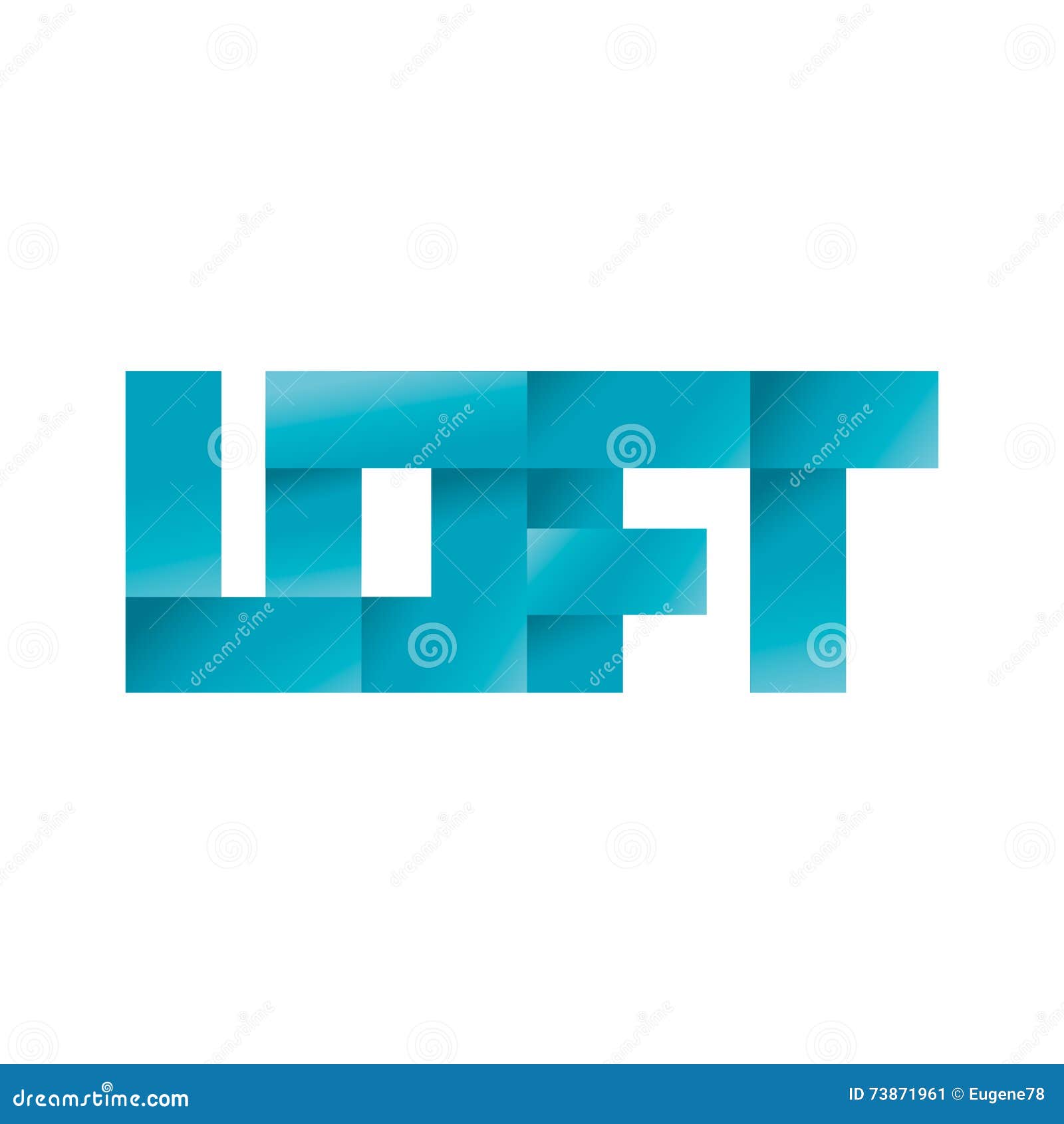 Loft stock vector. Illustration of style, logo, symbol - 73871961