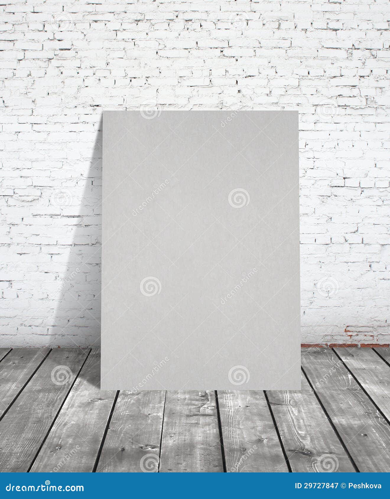 Gray poster stock image. Image of interior, stand, background - 29727847