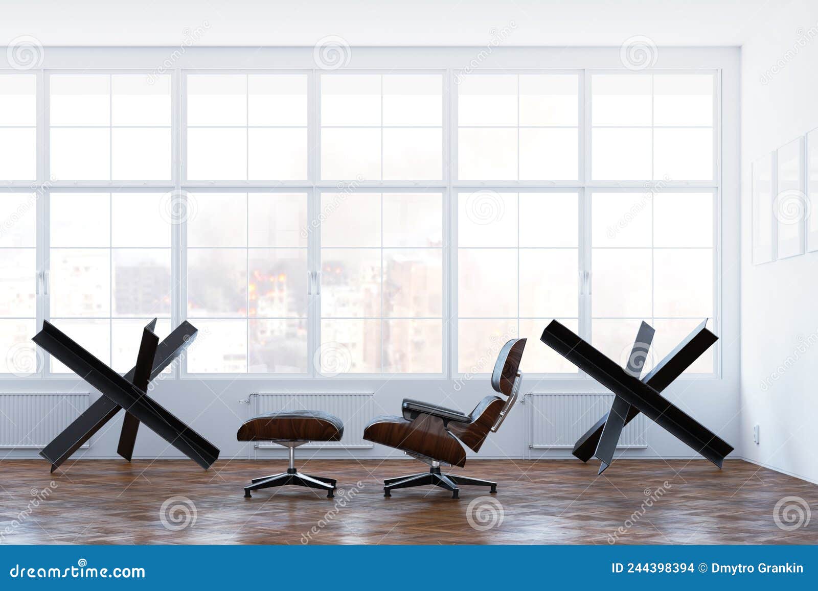 WW2 Anti-tank Defence Lines Stock Image | CartoonDealer.com #233025301