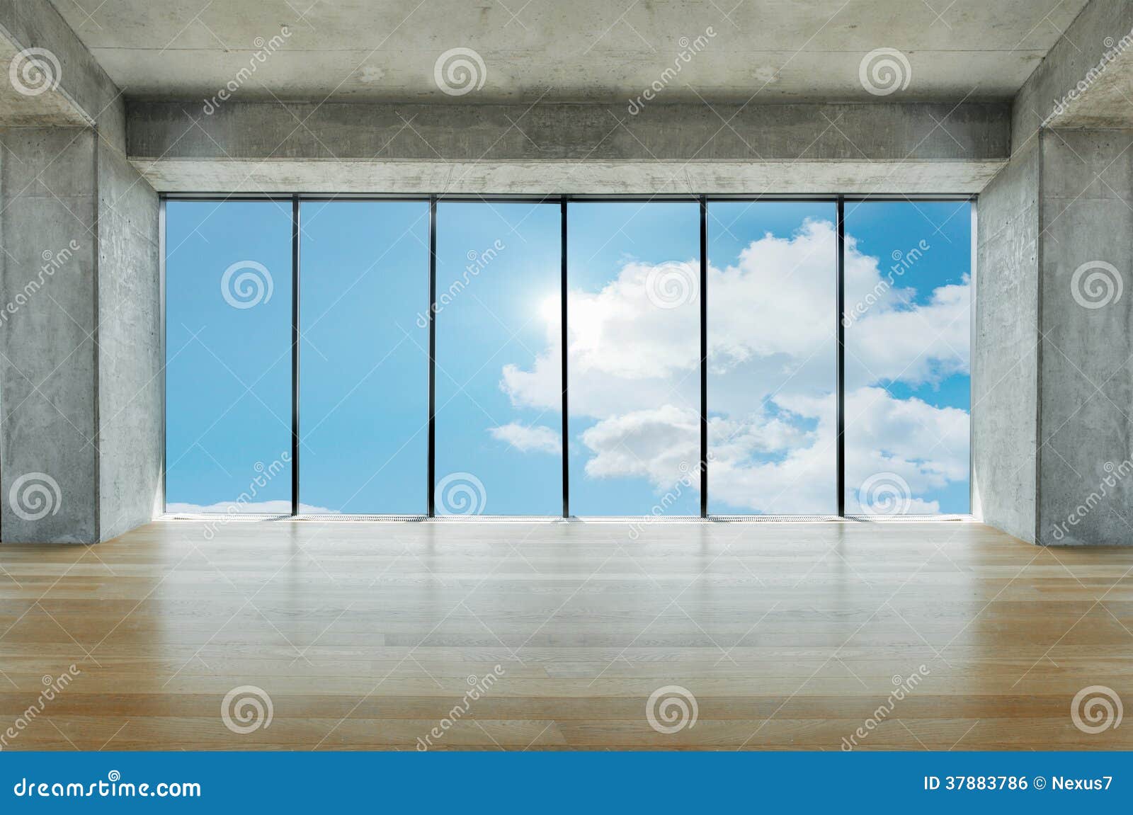 Lofty Apartment stock photo. Image of trendy, spacious - 37883786