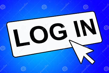 Log in stock illustration. Illustration of browse, computer - 17507095