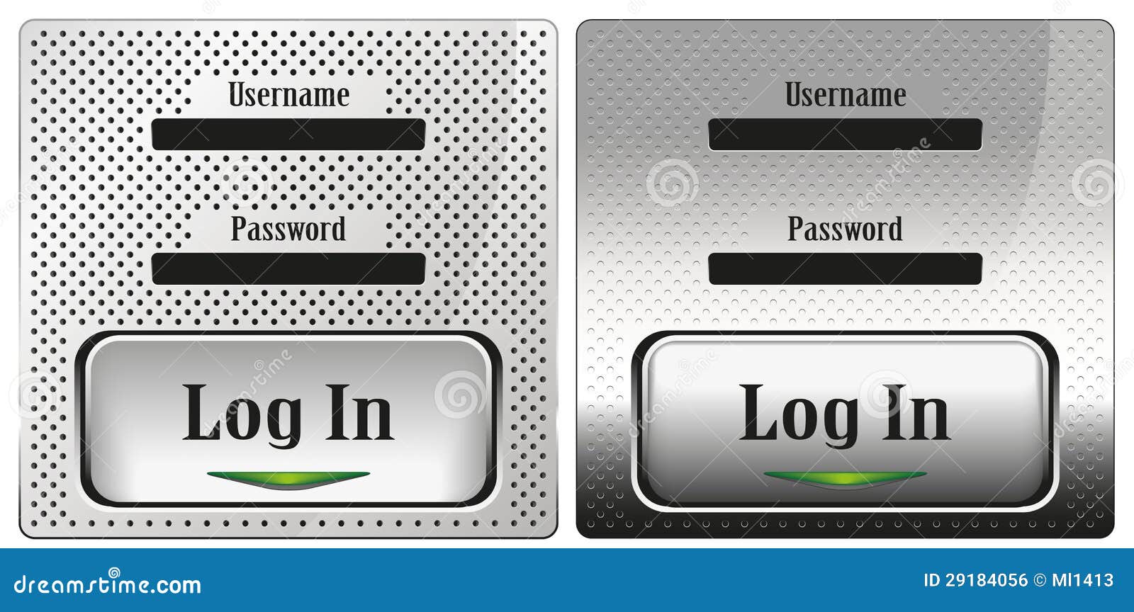 Log in stock vector. Illustration of entrance, mail, page - 29184056